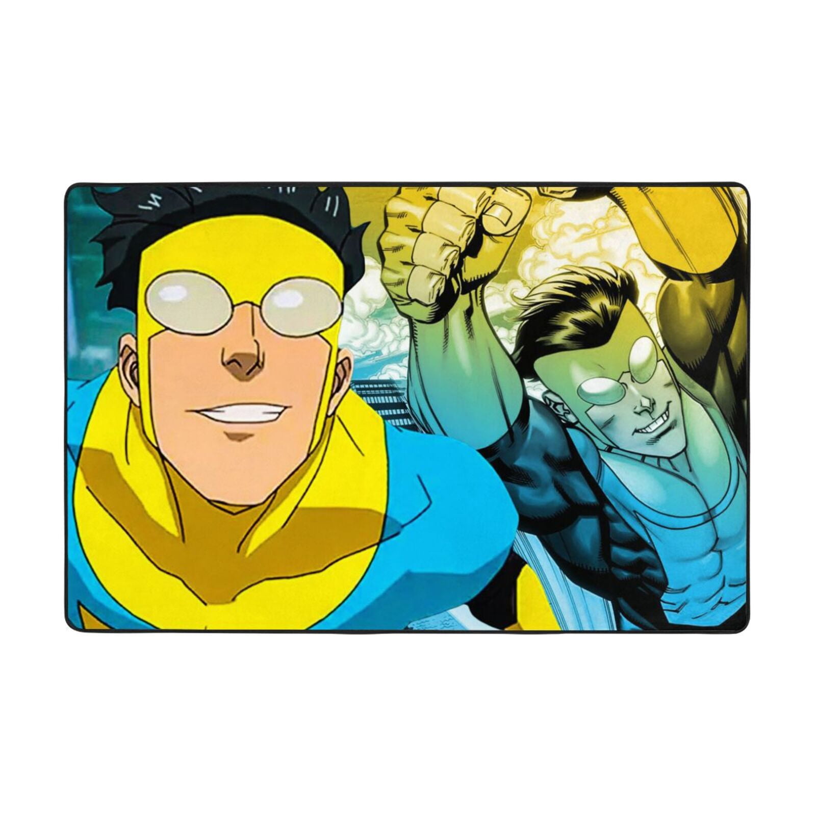 Invincible Area Rug, Large Carpet, Washable Rug Mat, Flannel Non-slip ...