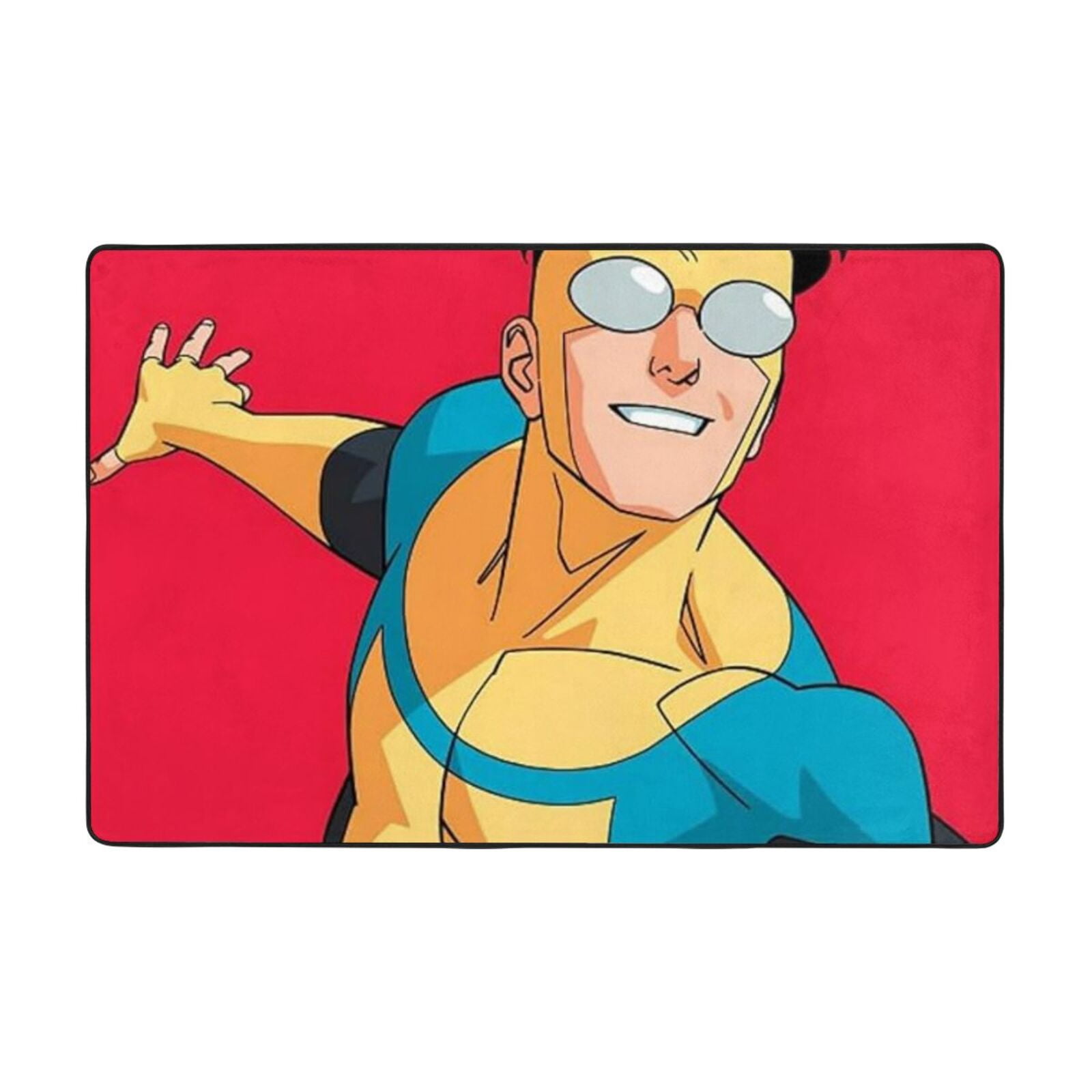 Invincible Area Rug, Large Carpet, Washable Rug Mat, Flannel Non-slip ...