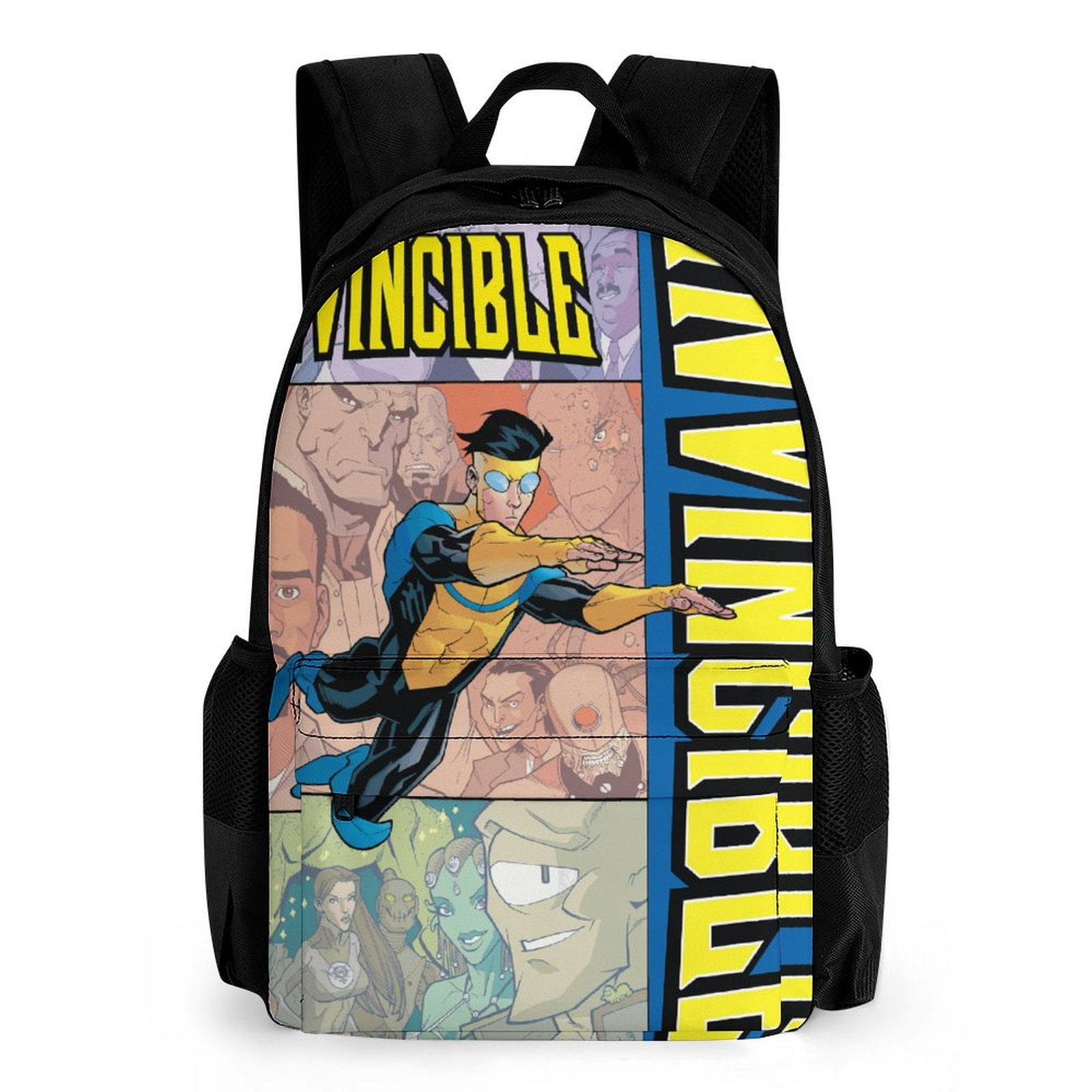 Invincible Backpack with Adjustable Straps, Multiple Pockets Backpack ...
