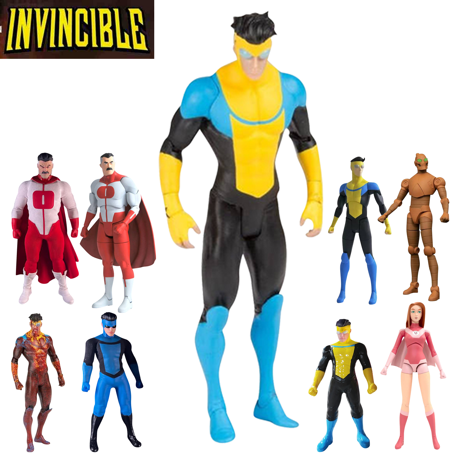 Invincible: Battletorn Invincible Action Figure Mark Grayson, Collectible Invincible Vinyl ...