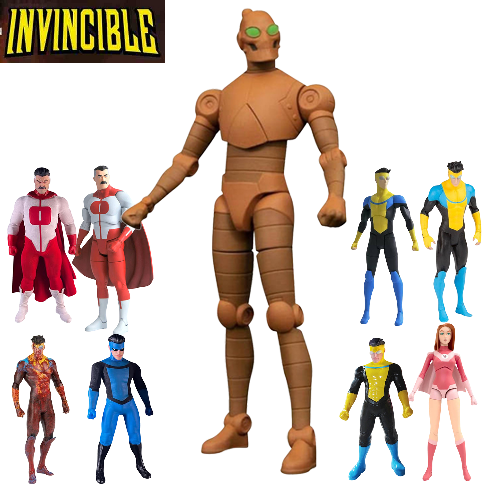 Invincible: Battletorn Invincible Action Figure Robbort Action ...