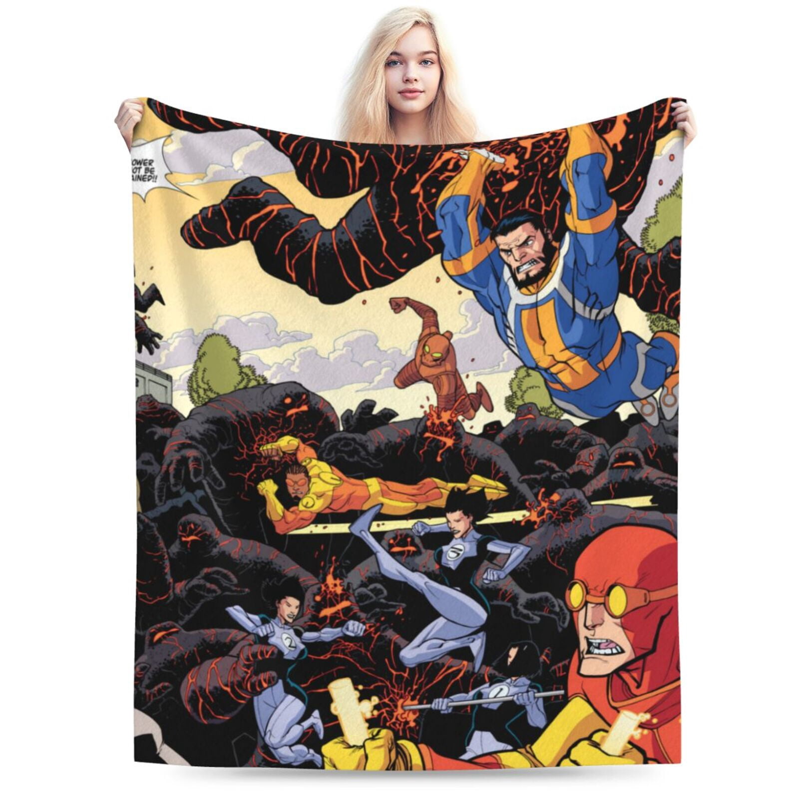 Invincible Blanket, Super Soft Throw Blanket for Bed Couch Sofa, Cozy ...