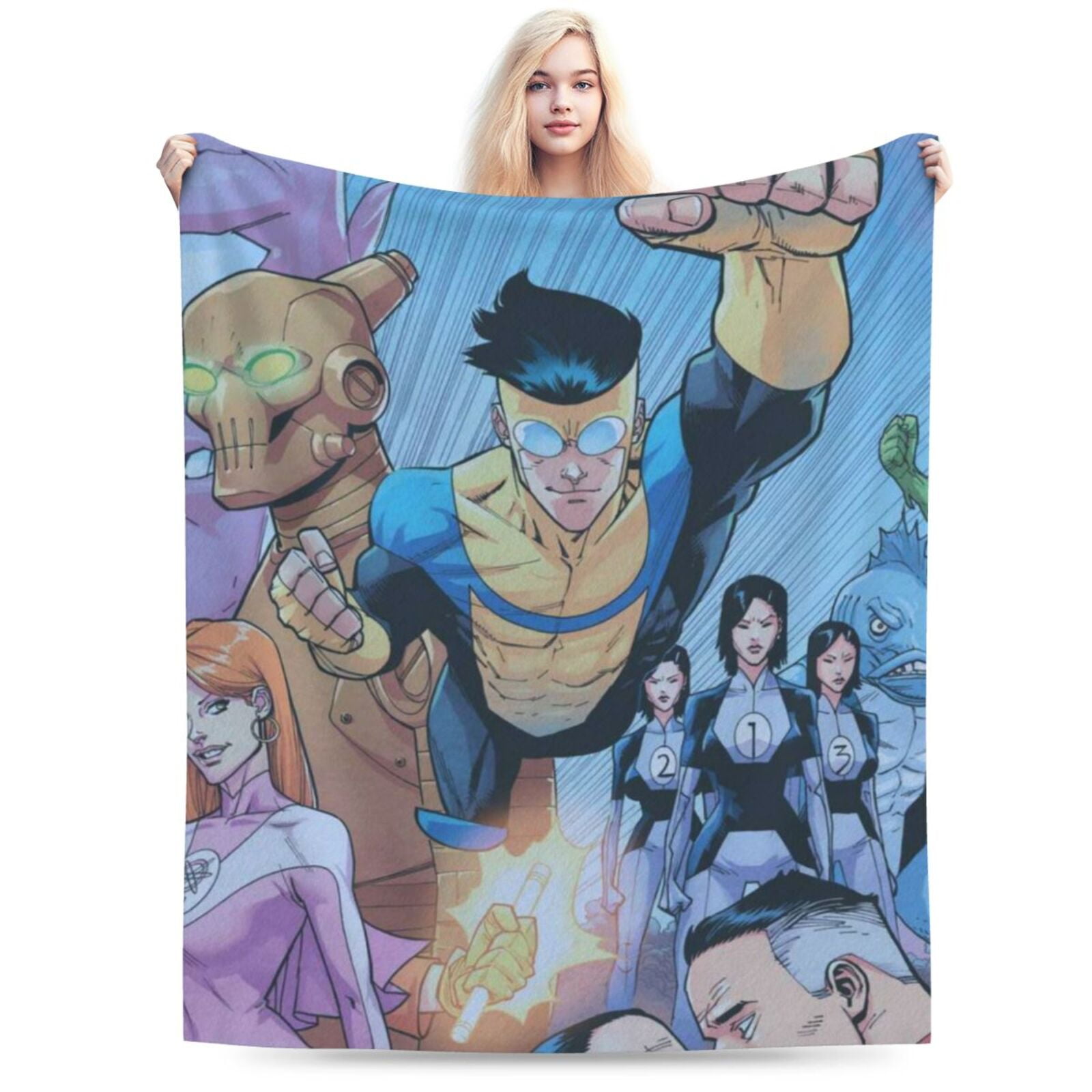 Invincible Blanket, Super Soft Throw Blanket for Bed Couch Sofa, Cozy ...