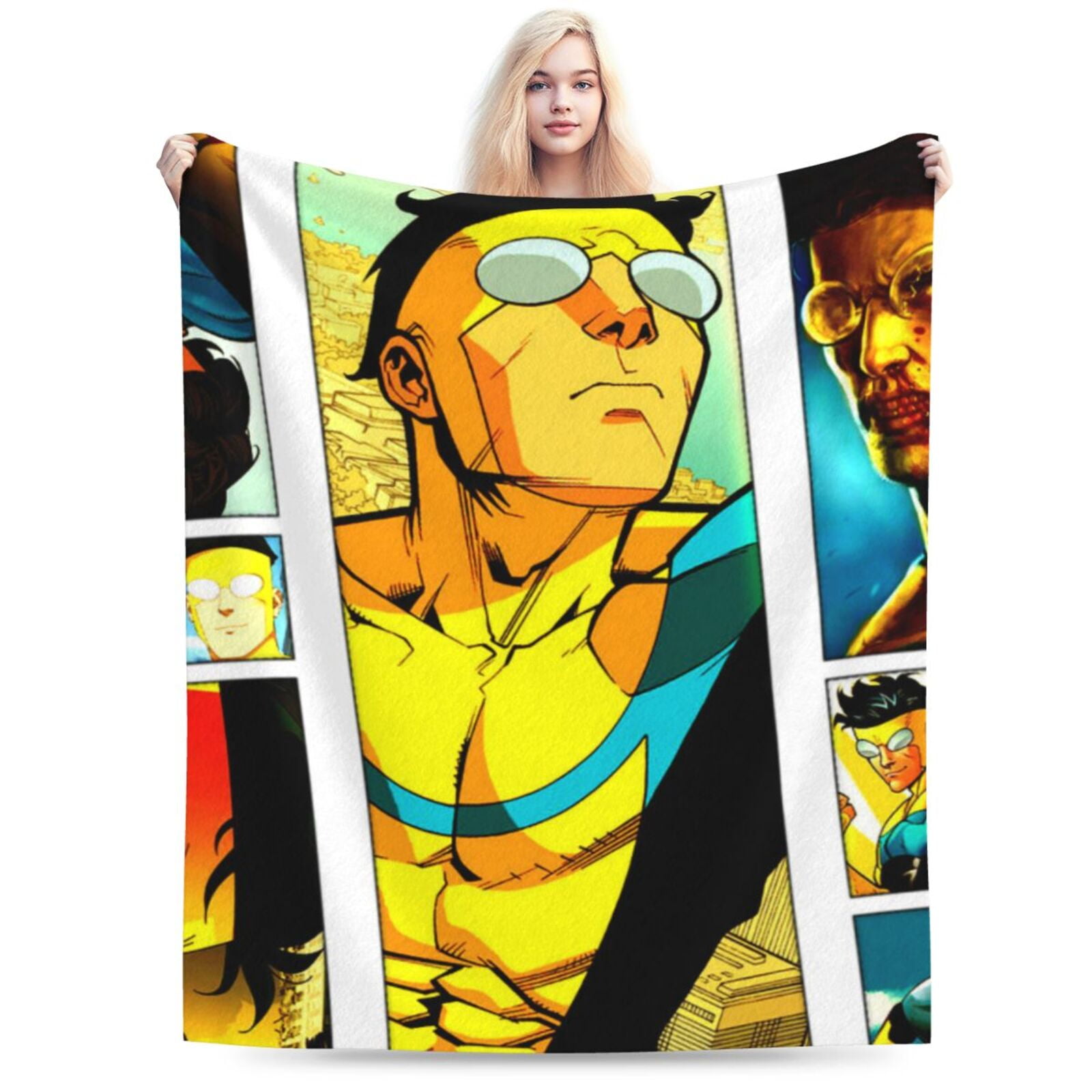 Invincible Blanket, Super Soft Throw Blanket for Bed Couch Sofa, Cozy ...
