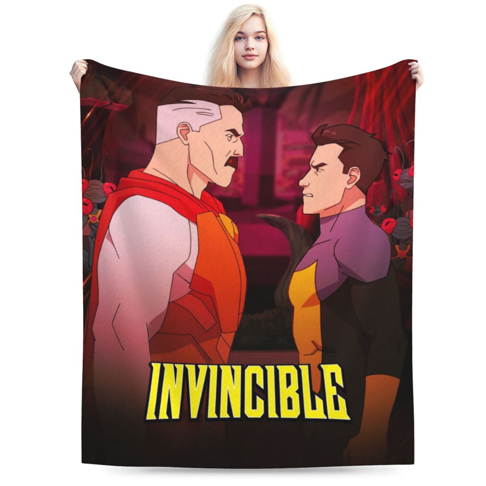 Invincible Blanket, Super Soft Throw Blanket for Bed Couch Sofa, Cozy ...