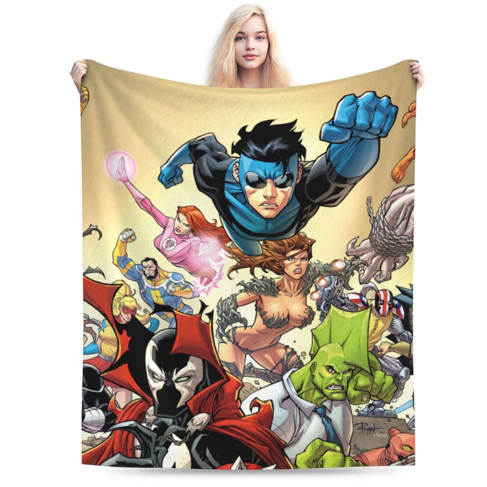 Invincible Blanket, Super Soft Throw Blanket for Bed Couch Sofa, Cozy ...