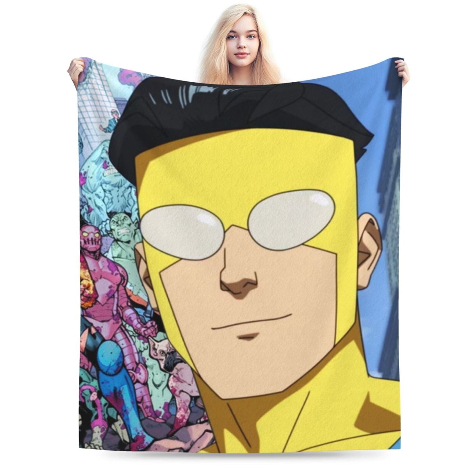Invincible Blanket, Super Soft Throw Blanket for Bed Couch Sofa, Cozy ...