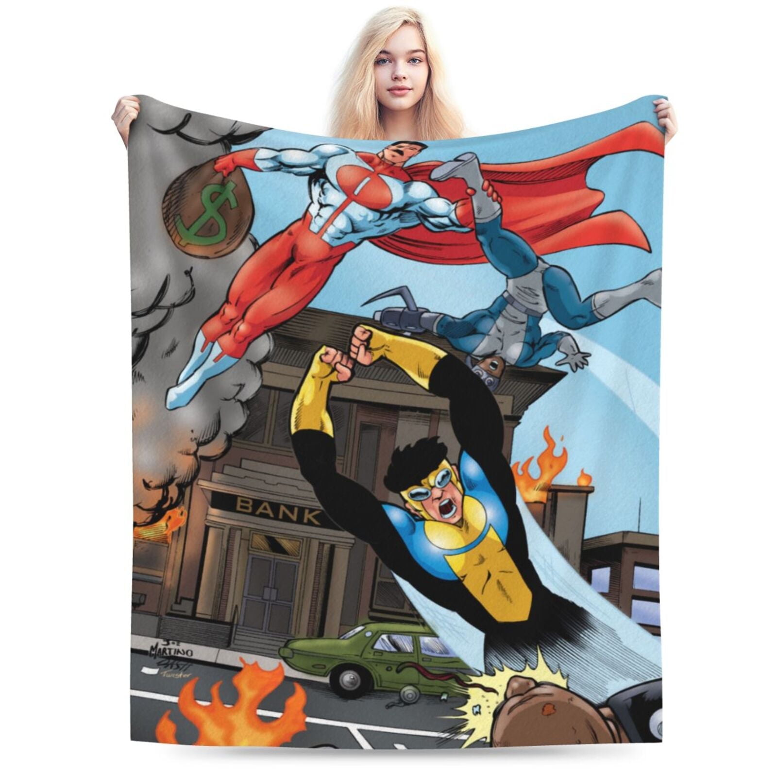 Invincible Blanket, Super Soft Throw Blanket for Bed Couch Sofa, Cozy ...