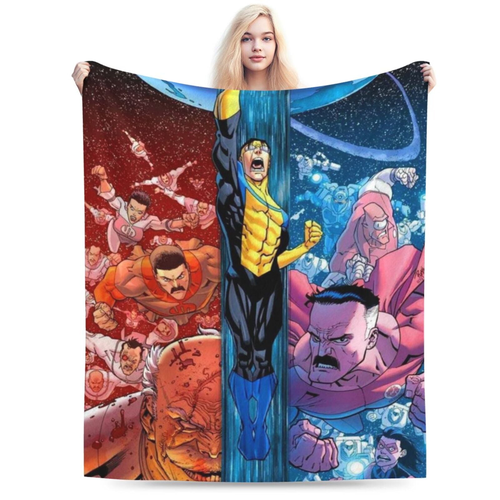 Invincible Blanket, Super Soft Throw Blanket for Bed Couch Sofa, Cozy ...