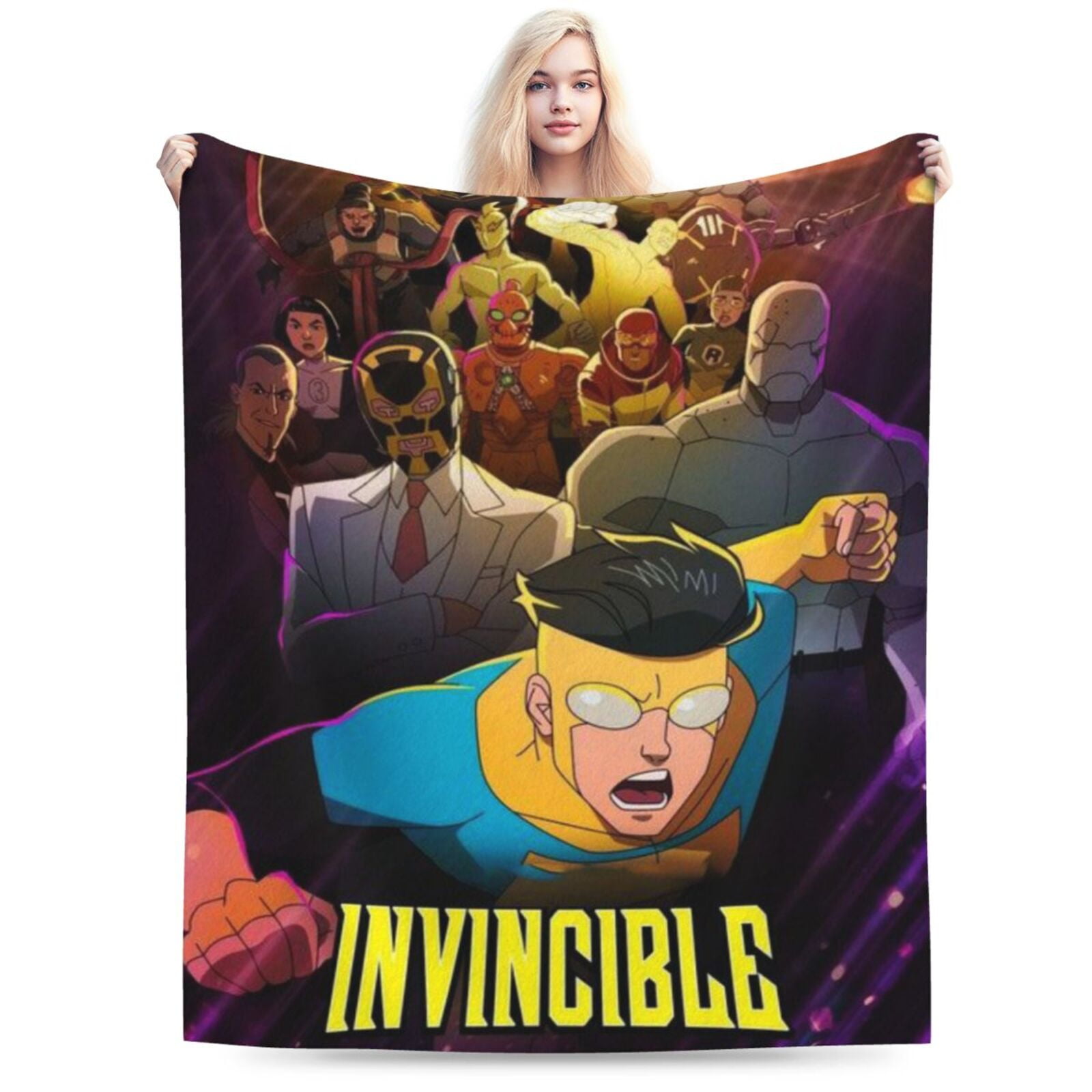 Invincible Blanket, Super Soft Throw Blanket for Bed Couch Sofa, Cozy ...