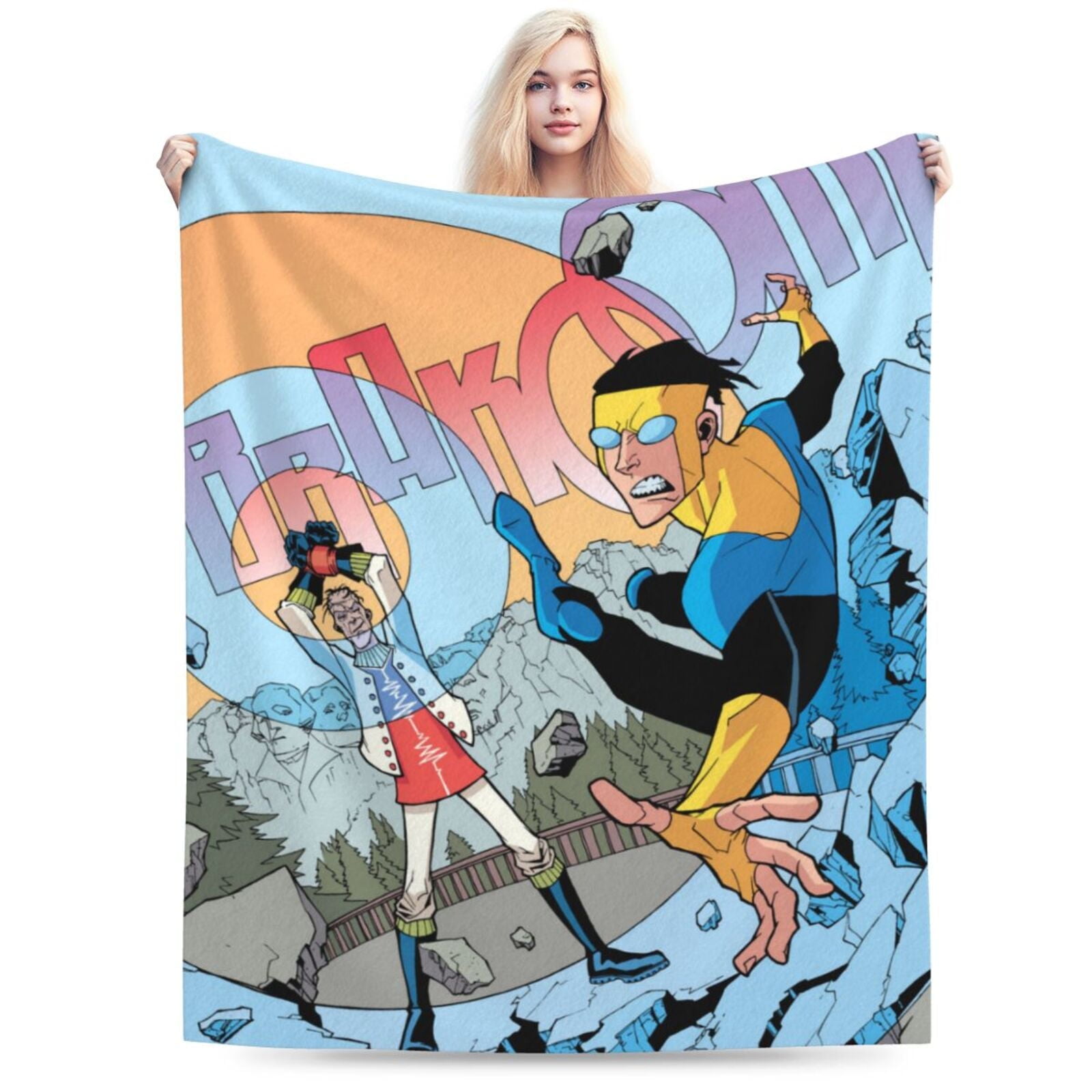 Invincible Blanket, Super Soft Throw Blanket for Bed Couch Sofa, Cozy ...