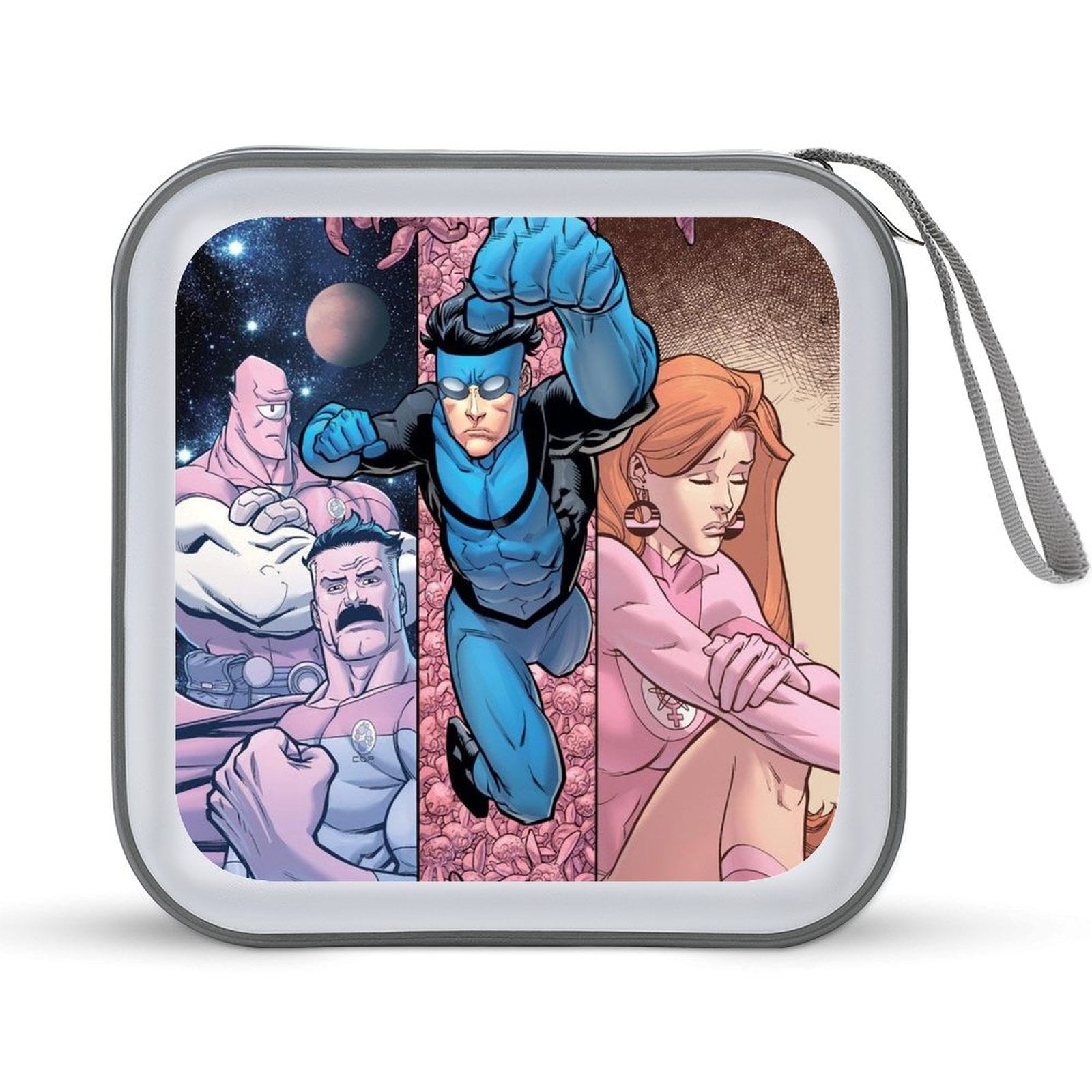 Invincible CD Case, 40 Capacity VCD/DVD Case Holders Wallet Hard ...