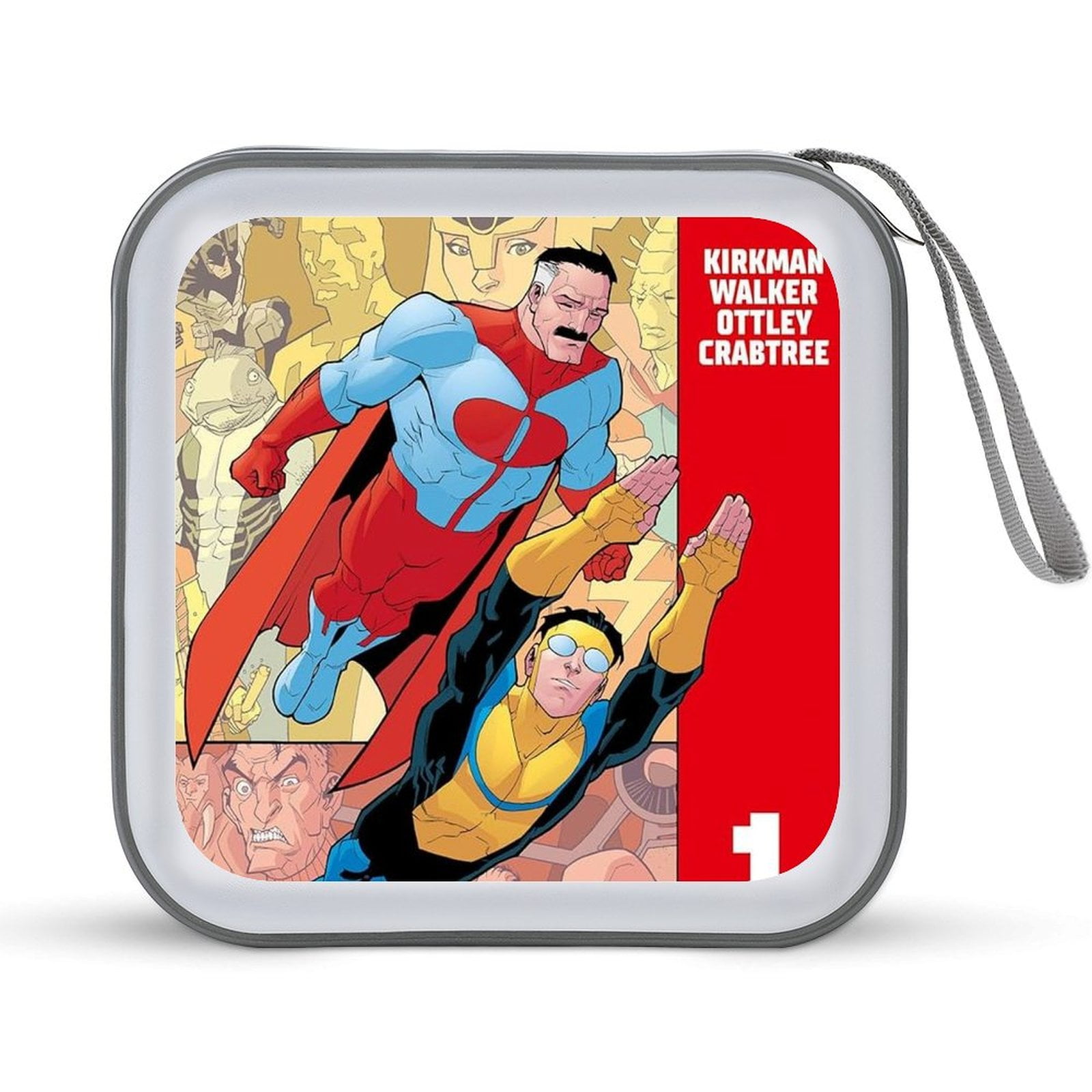 Invincible CD Case, 40 Capacity VCD/DVD Case Holders Wallet Hard ...