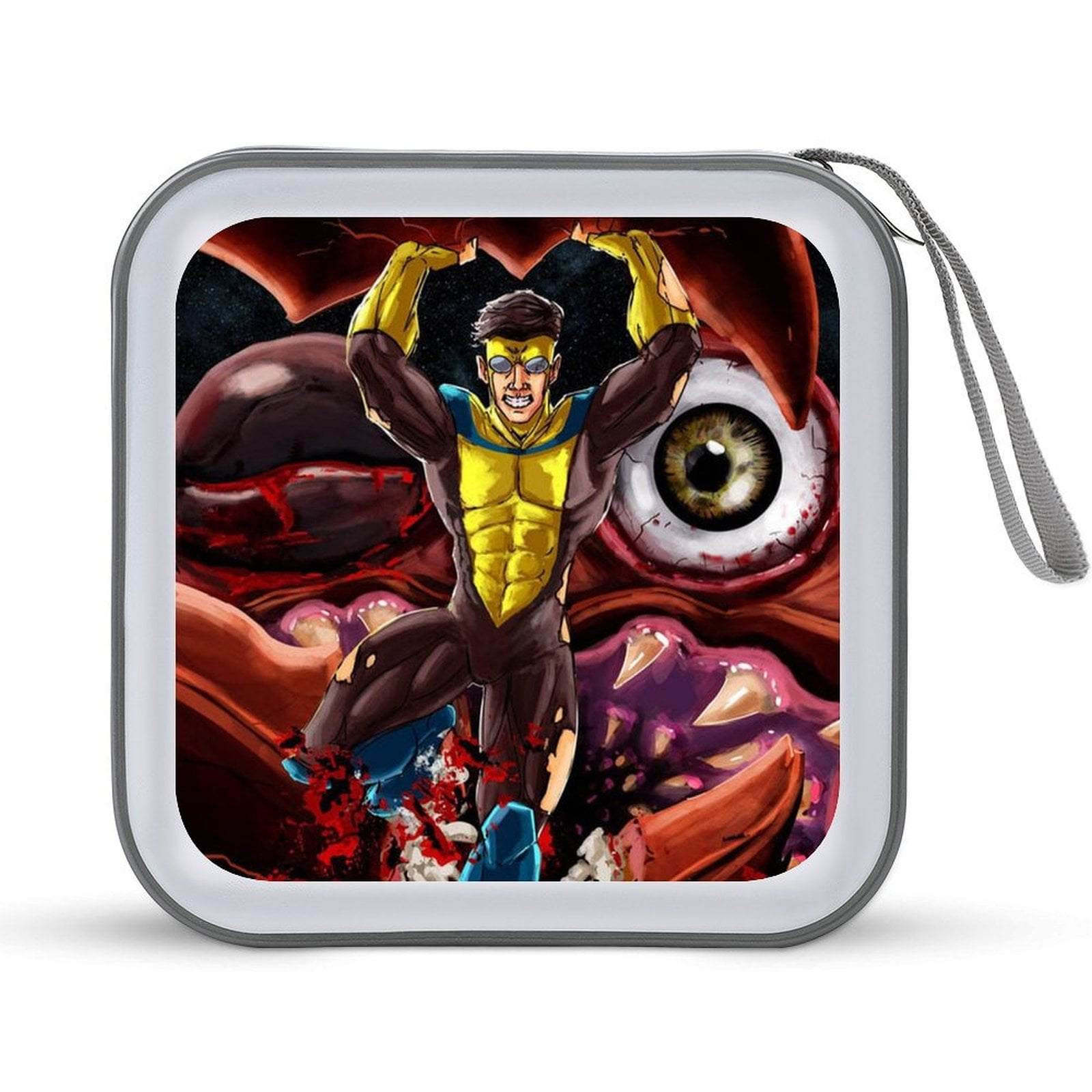 Invincible CD Case, 40 Capacity VCD/DVD Case Holders Wallet Hard ...