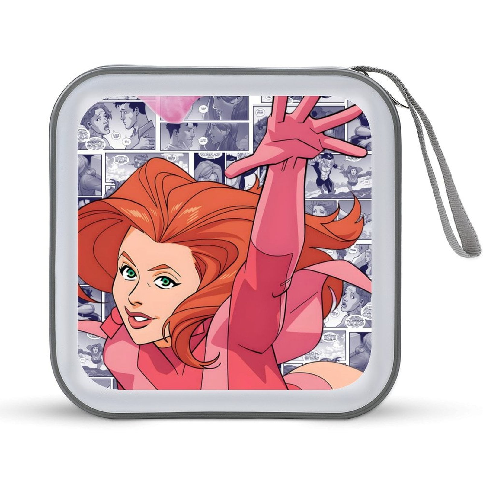 Invincible CD Case, 40 Capacity VCD/DVD Case Holders Wallet Hard ...