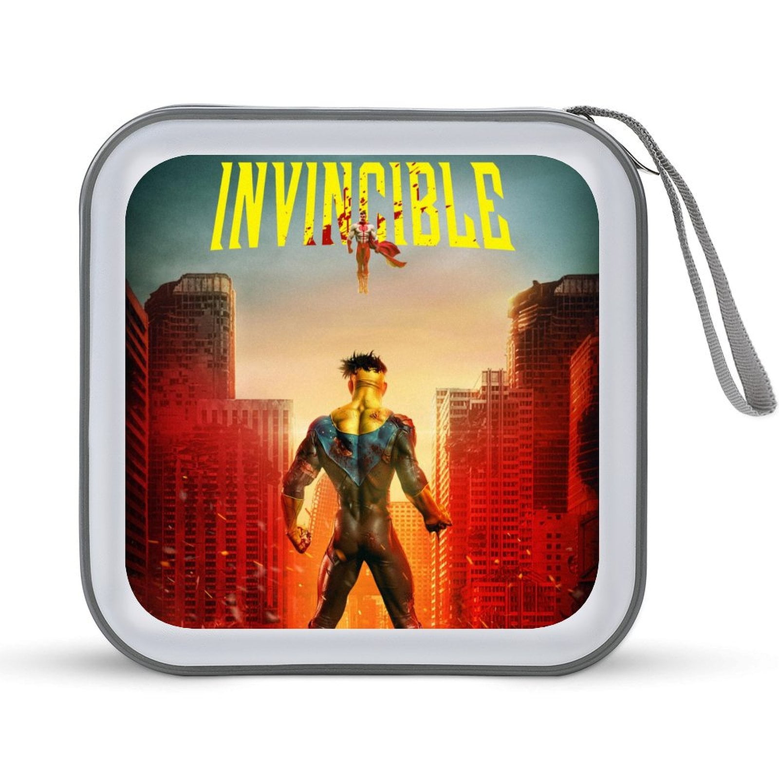 Invincible CD Case, 40 Capacity VCD/DVD Case Holders Wallet Hard ...