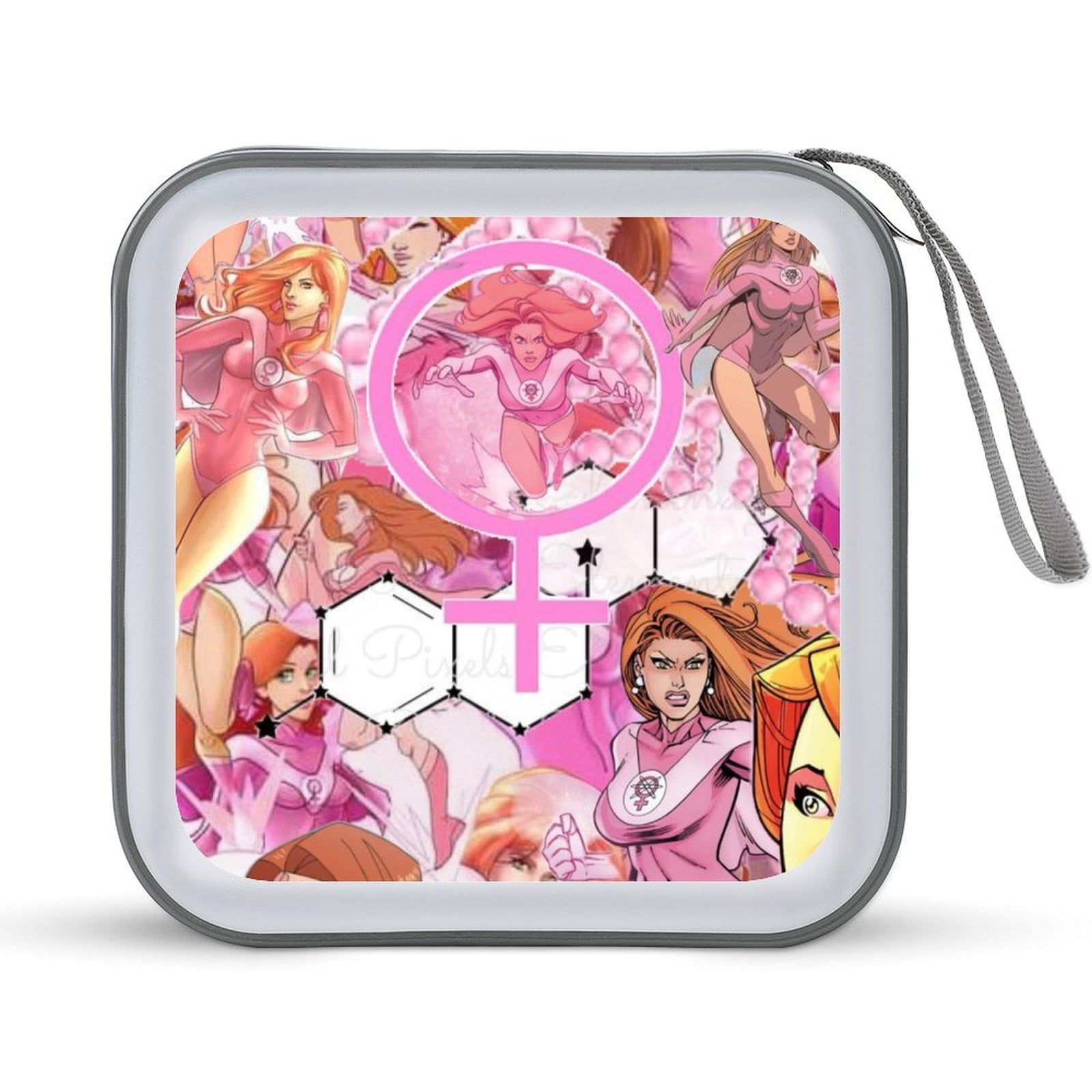 Invincible CD Case, 40 Capacity VCD/DVD Case Holders Wallet Hard ...