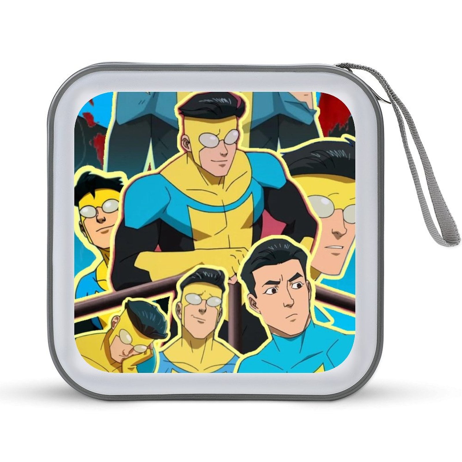 Invincible CD Case, 40 Capacity VCD/DVD Case Holders Wallet Hard ...