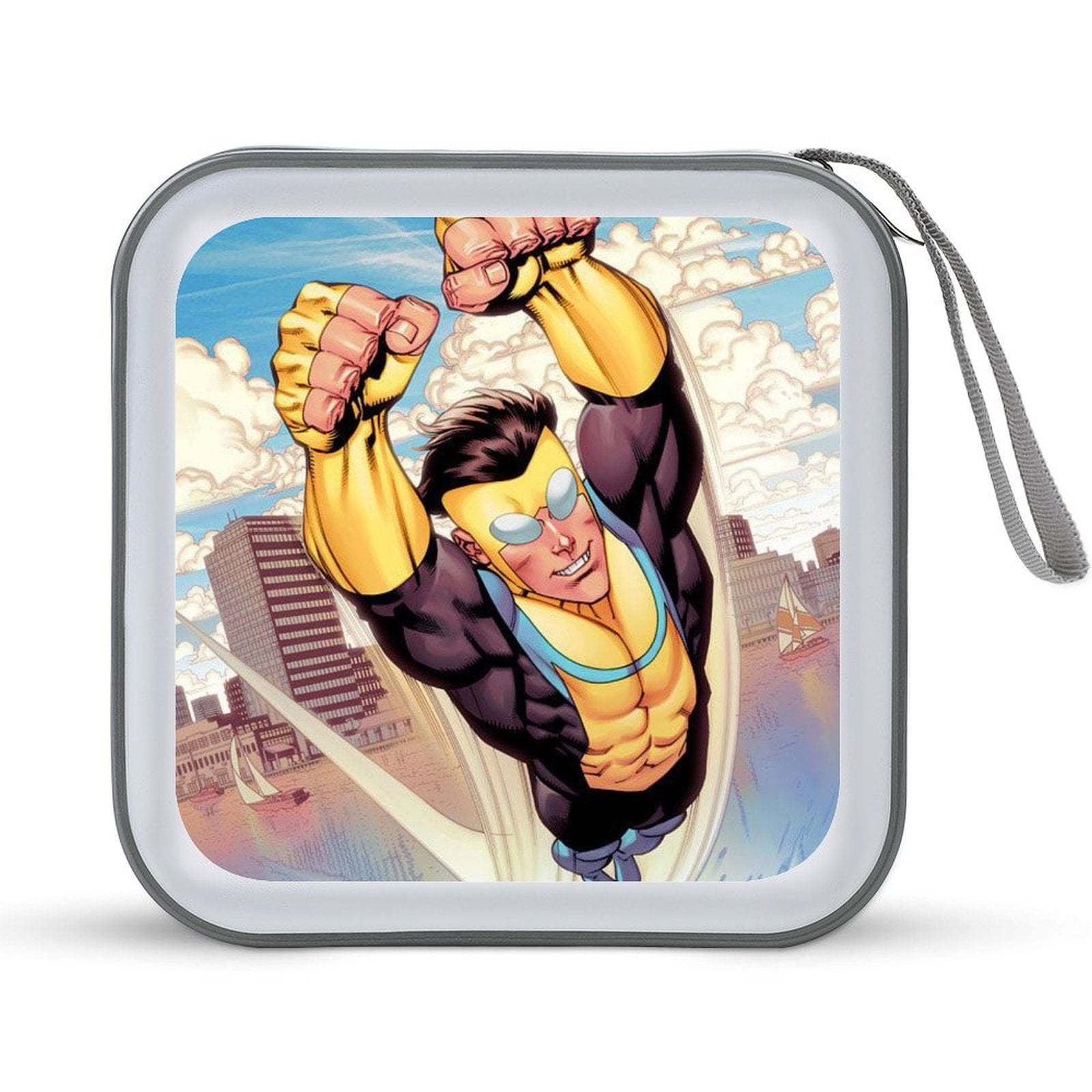 Invincible CD Case, 40 Capacity VCD/DVD Case Holders Wallet Hard ...