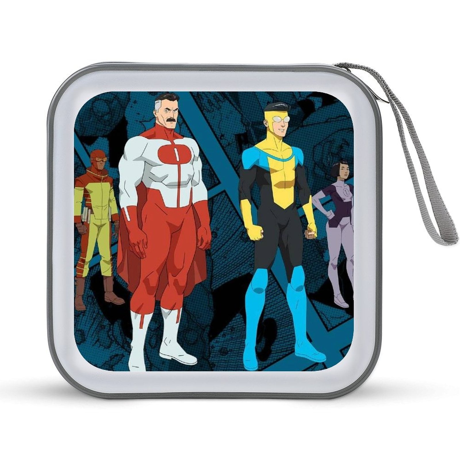 Invincible CD Case, 40 Capacity VCD/DVD Case Holders Wallet Hard ...