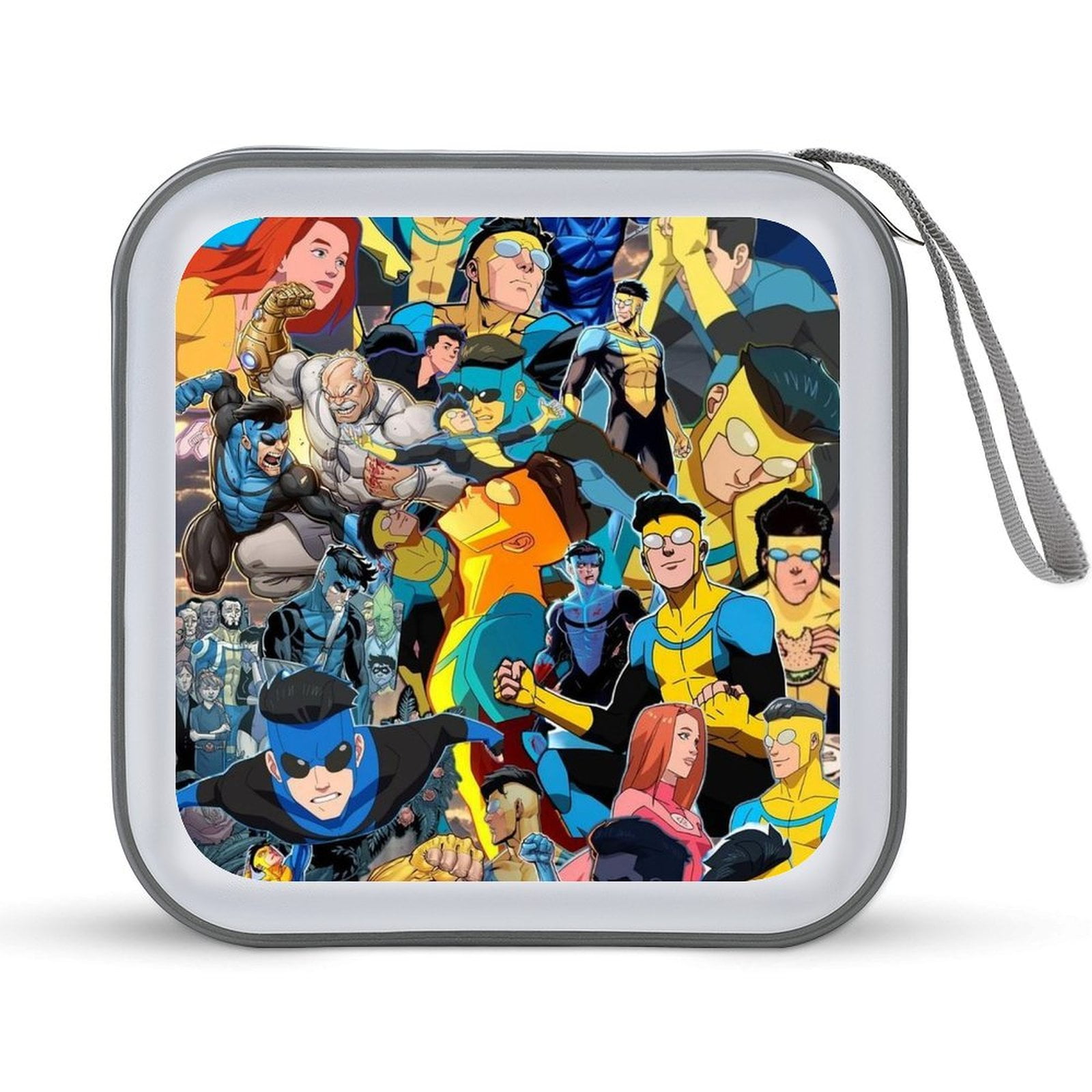 Invincible CD Case, 40 Capacity VCD/DVD Case Holders Wallet Hard ...