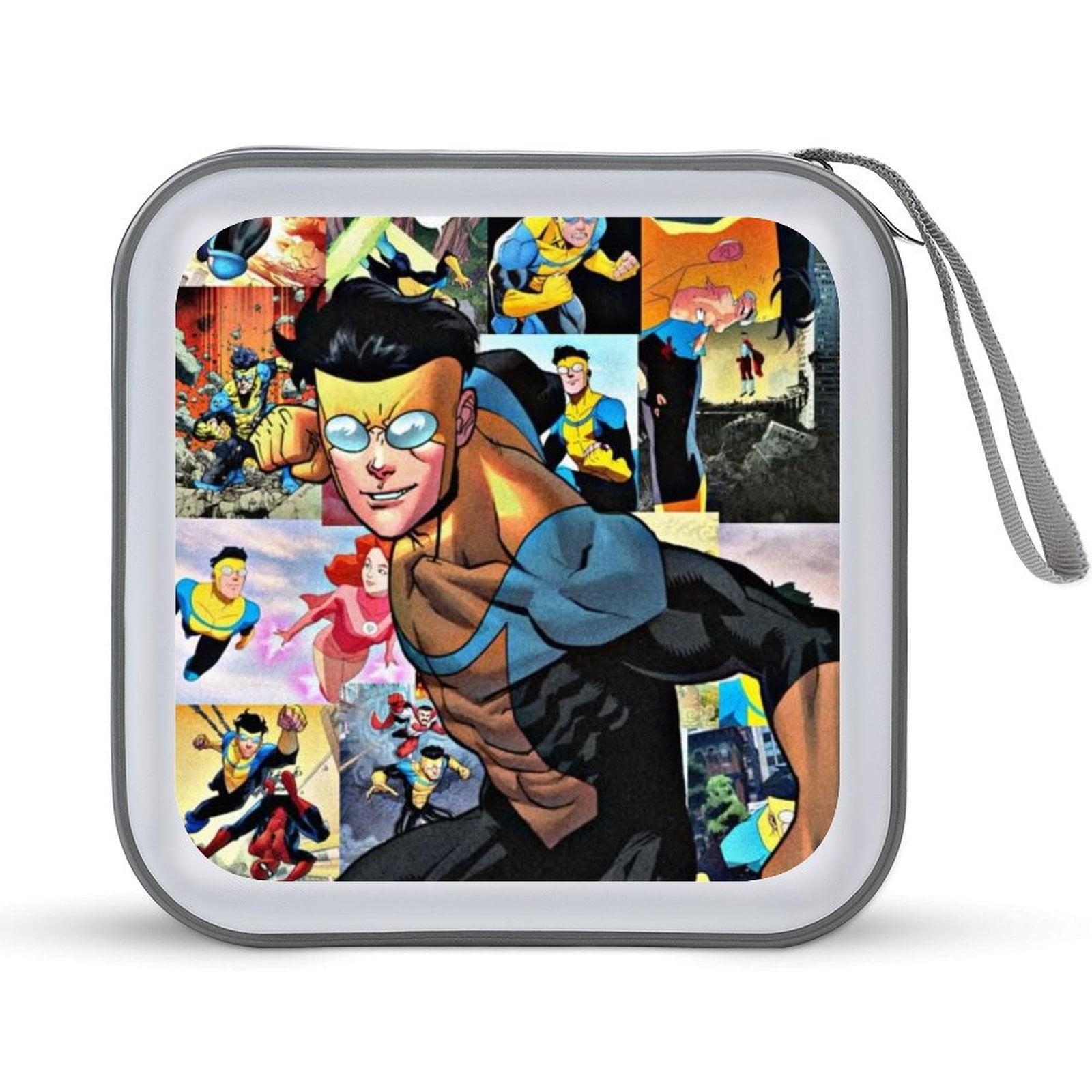 Invincible CD Case, 40 Capacity VCD/DVD Case Holders Wallet Hard ...