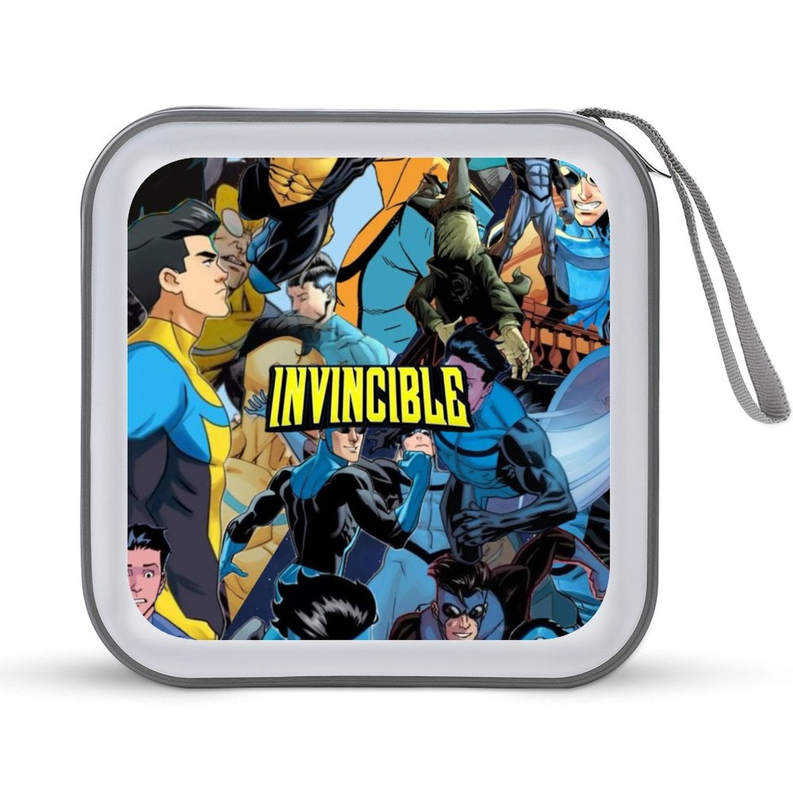 Invincible CD Case, 40 Capacity VCD/DVD Case Holders Wallet Hard ...