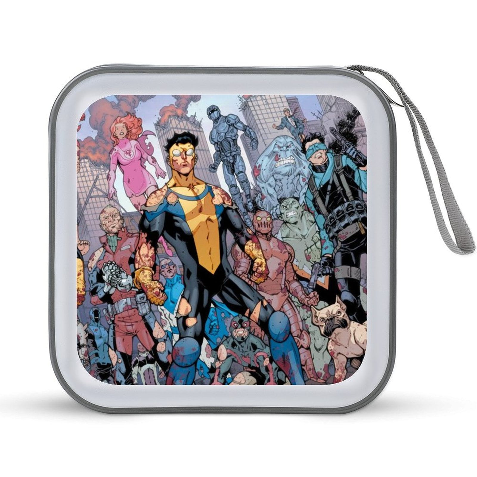 Invincible CD Case, 40 Capacity VCD/DVD Case Holders Wallet Hard ...