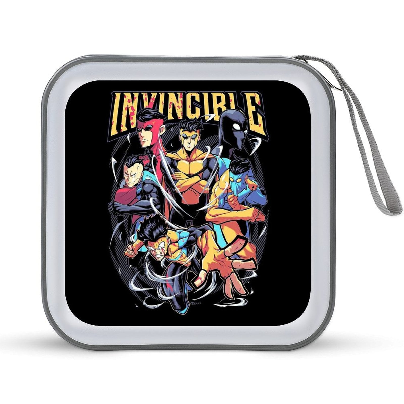 Invincible CD Case, 40 Capacity VCD/DVD Case Holders Wallet Hard ...