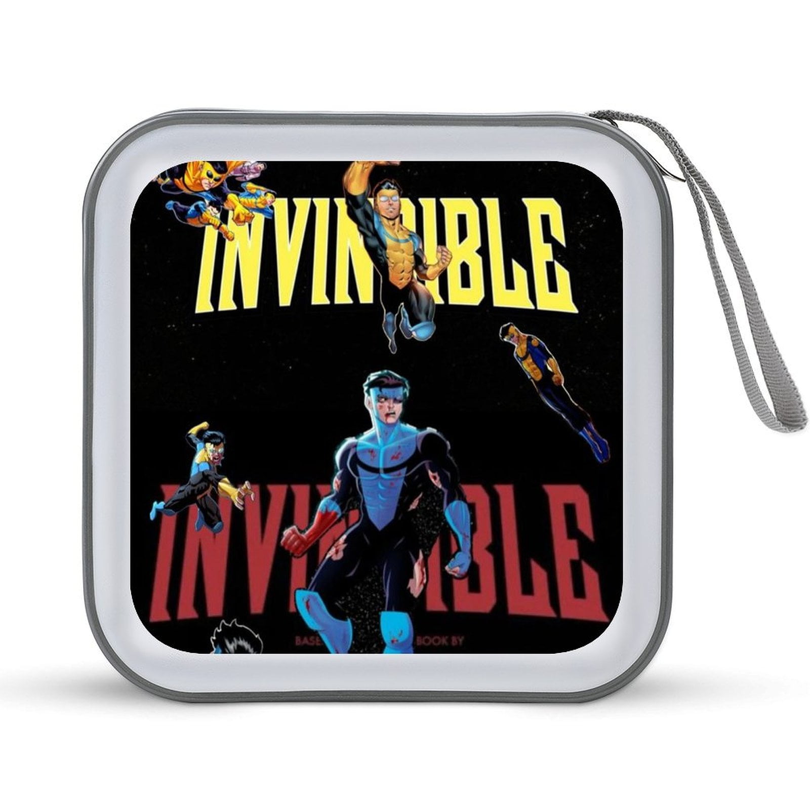 Invincible CD Case, 40 Capacity VCD/DVD Case Holders Wallet Hard ...
