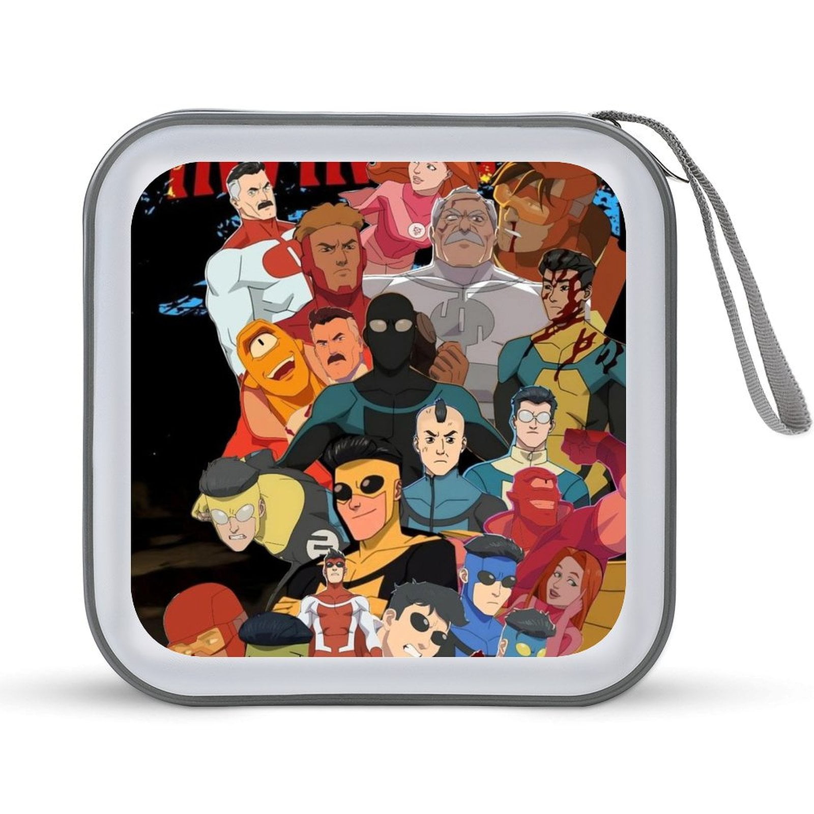 Invincible CD Case, 40 Capacity VCD/DVD Case Holders Wallet Hard ...