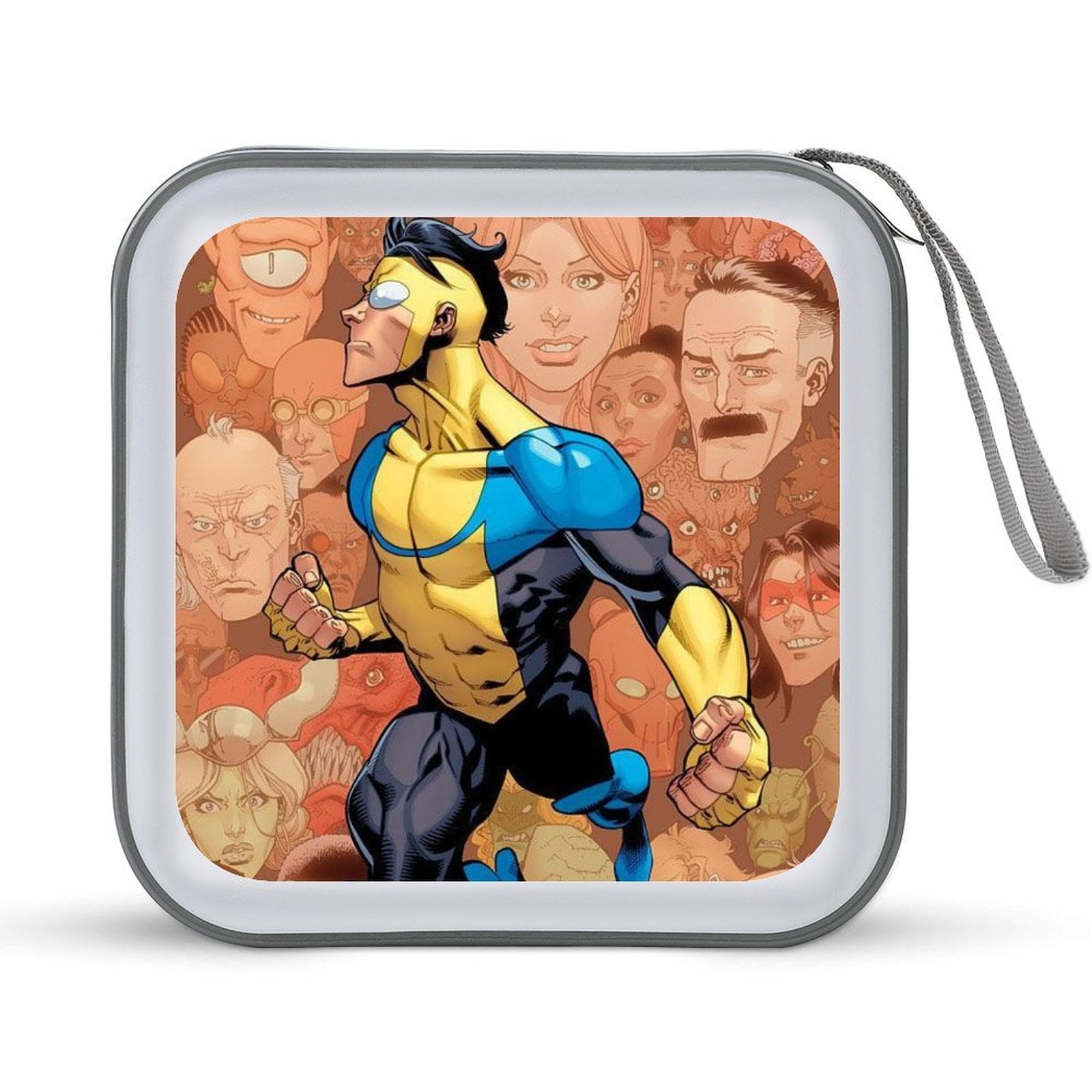 Invincible CD Case, 40 Capacity VCD/DVD Case Holders Wallet Hard ...