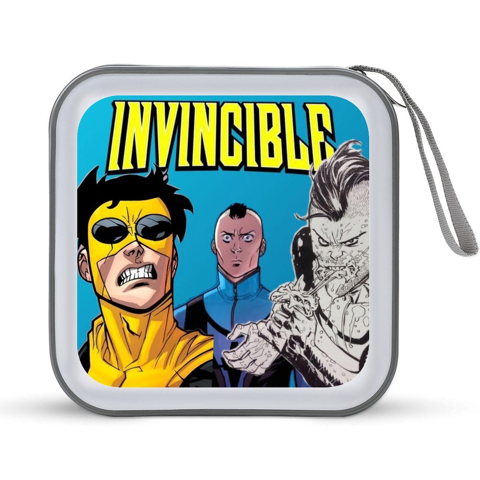 Invincible CD Case, 40 Capacity VCD/DVD Case Holders Wallet Hard ...