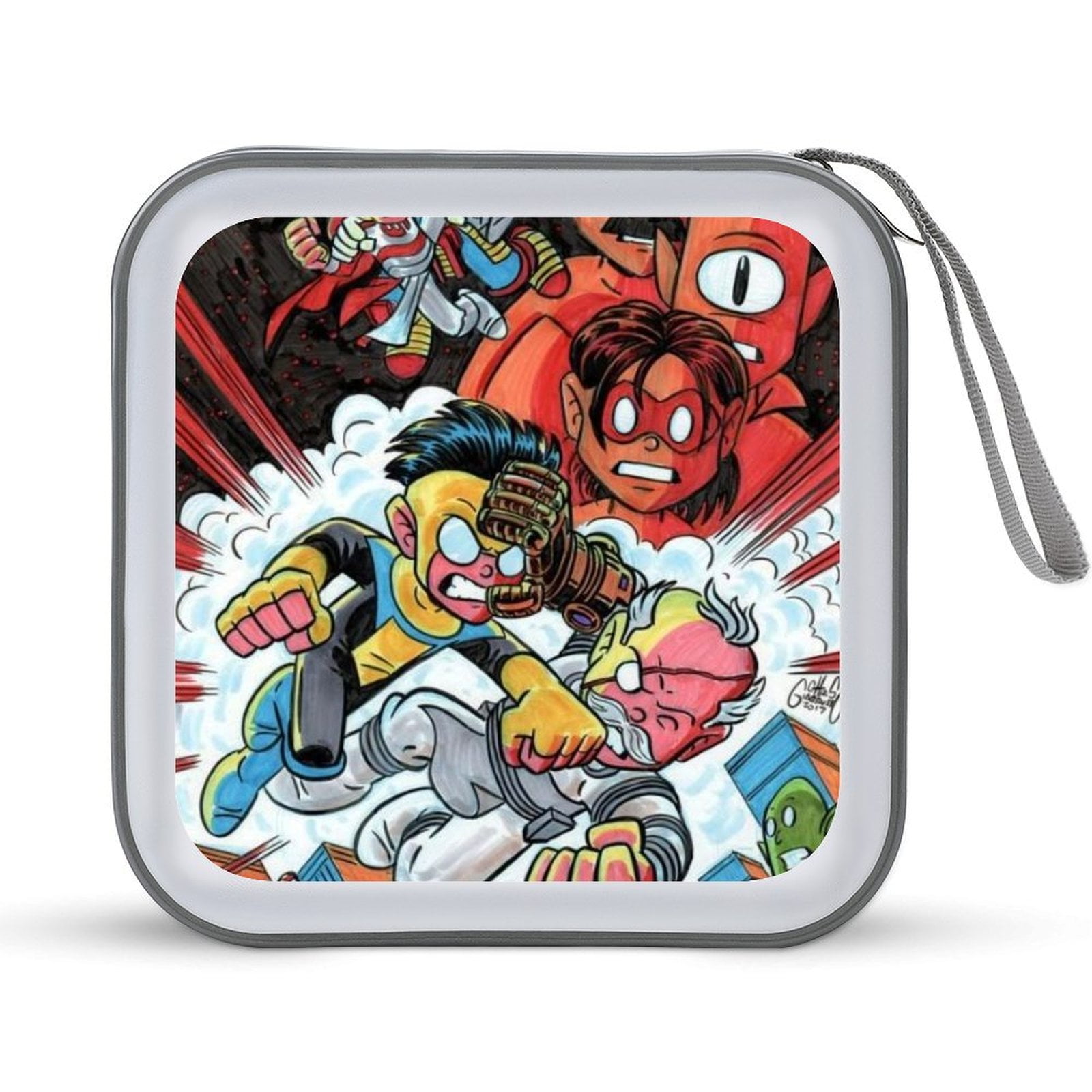 Invincible CD Case, 40 Capacity VCD/DVD Case Holders Wallet Hard ...