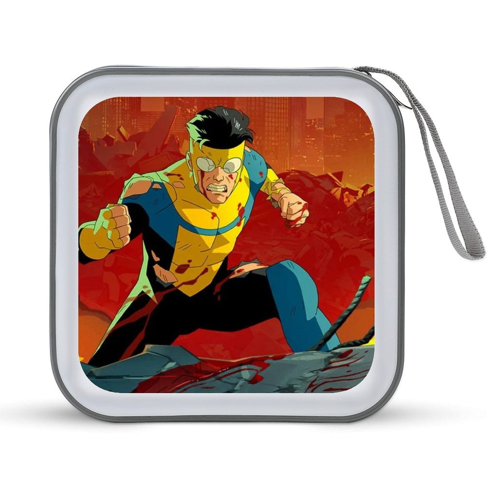 Invincible CD Case, 40 Capacity VCD/DVD Case Holders Wallet Hard ...