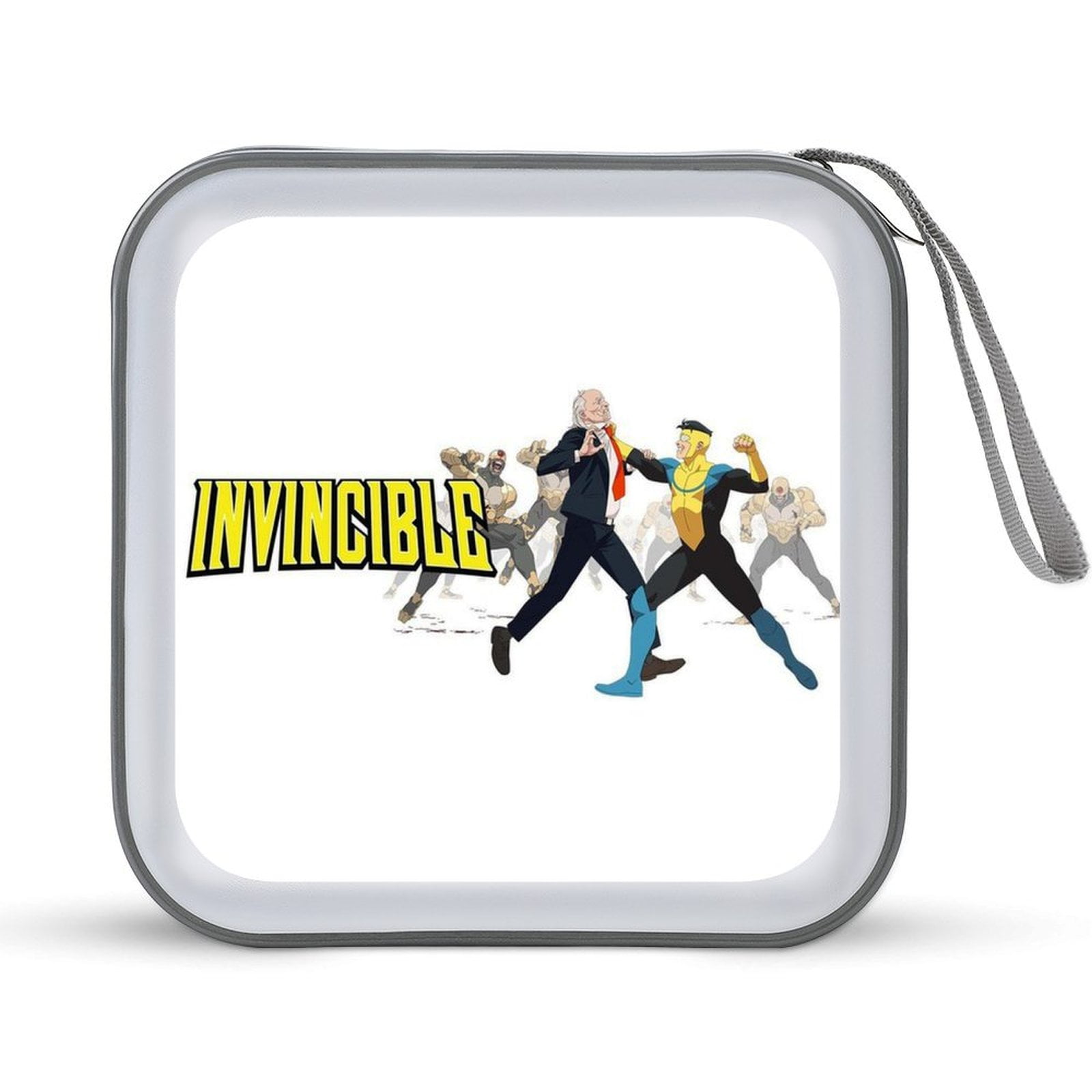 Invincible CD Case, 40 Capacity VCD/DVD Case Holders Wallet Hard ...