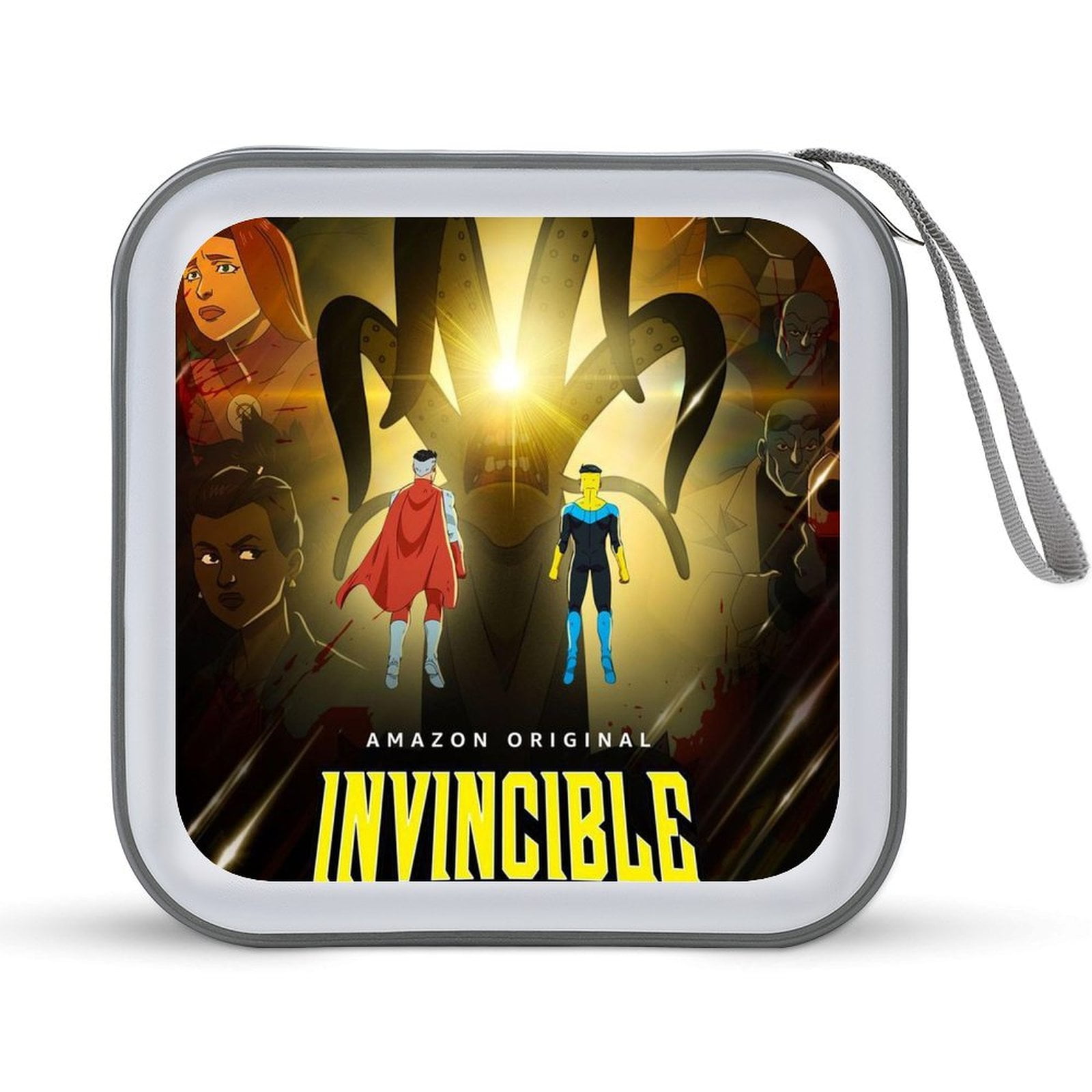 Invincible CD Case, 40 Capacity VCD/DVD Case Holders Wallet Hard ...