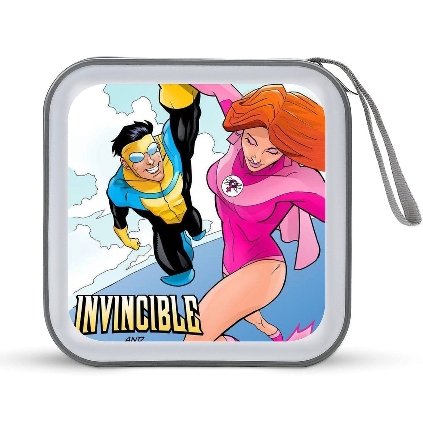 Invincible CD Case, 40 Capacity VCD/DVD Case Holders Wallet Hard ...