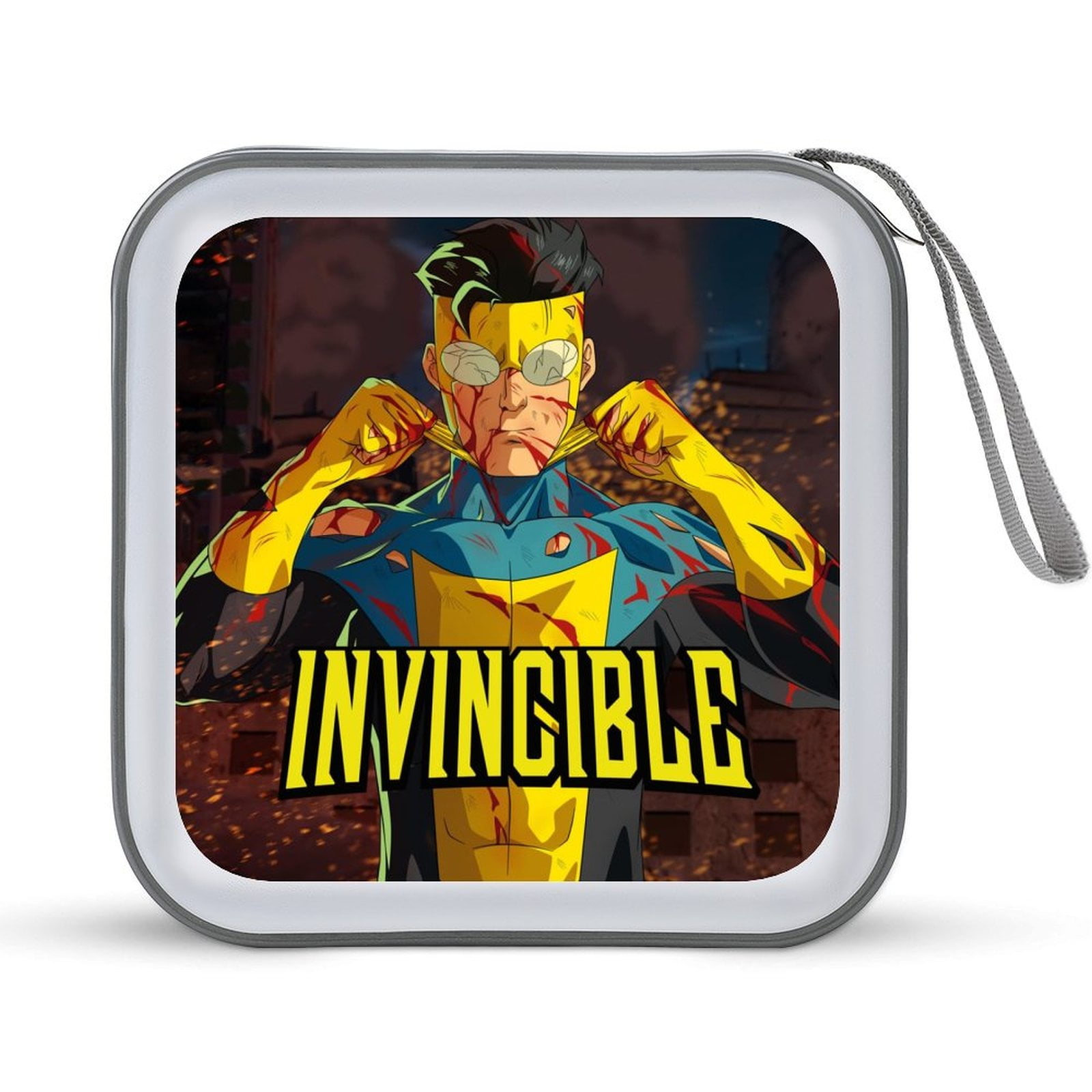 Invincible CD Case, 40 Capacity VCD/DVD Case Holders Wallet Hard ...