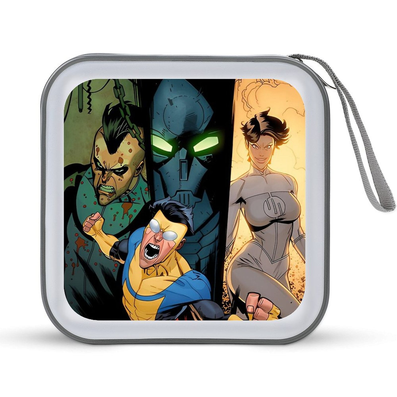 Invincible CD Case, 40 Capacity VCD/DVD Case Holders Wallet Hard ...