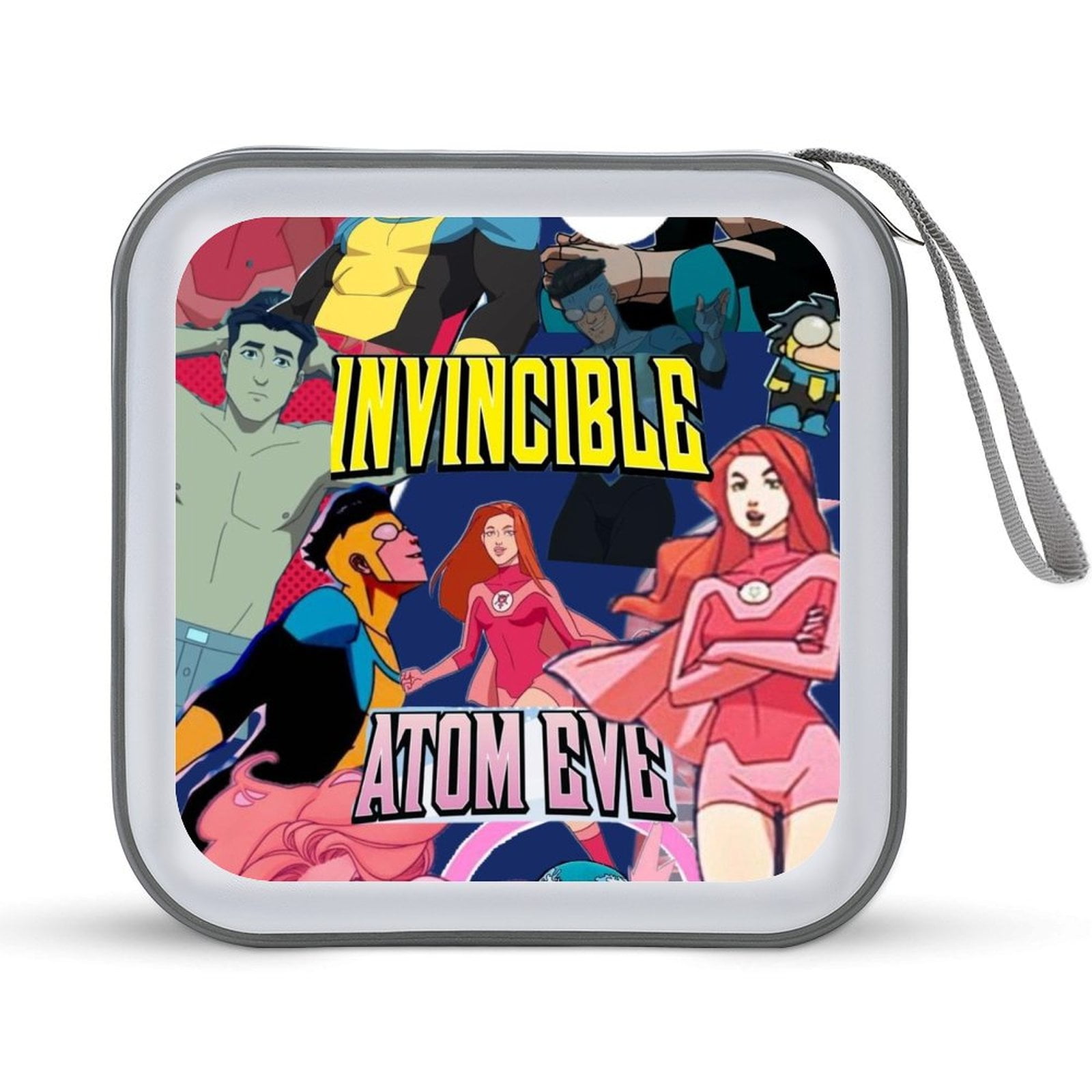 Invincible CD Case, 40 Capacity VCD/DVD Case Holders Wallet Hard ...