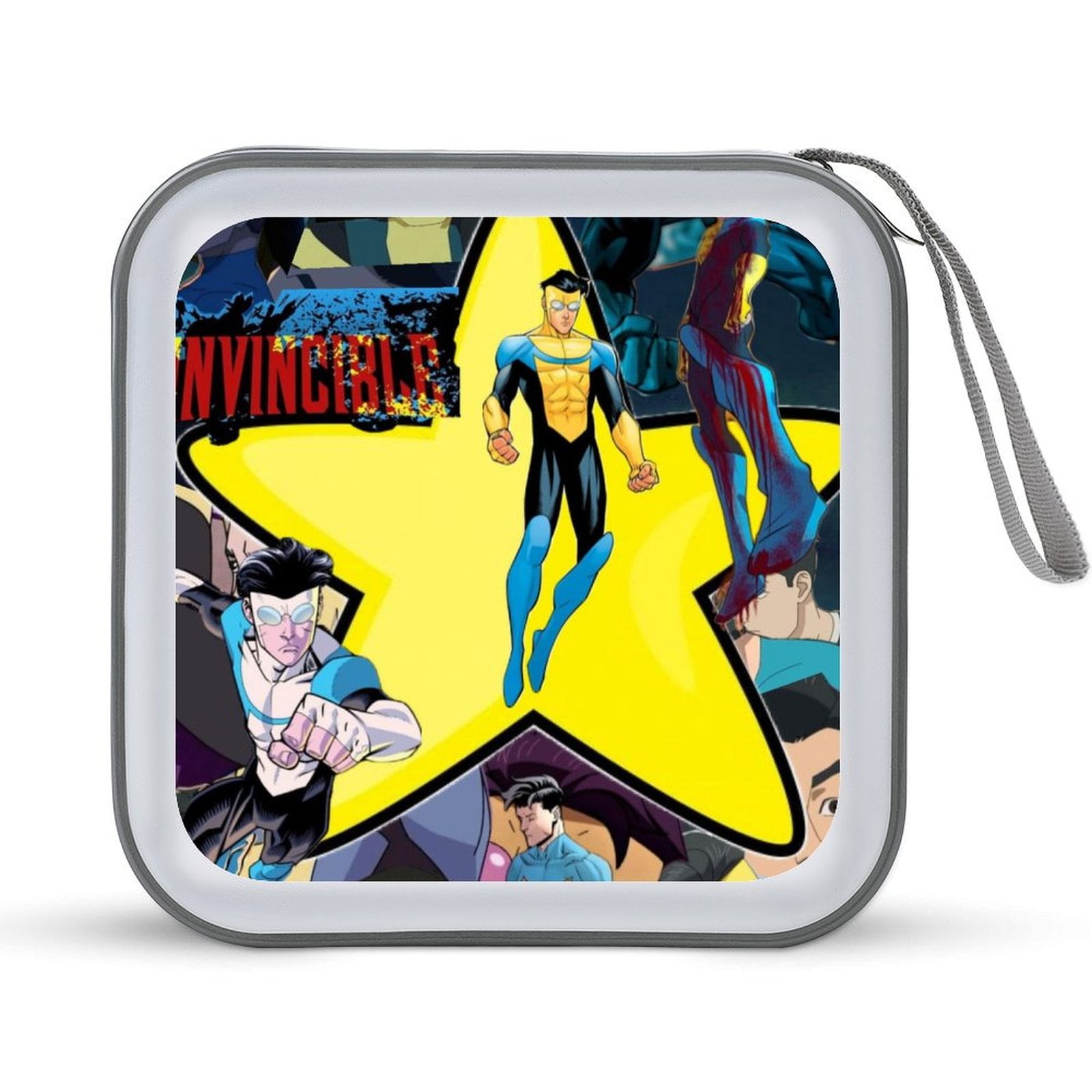 Invincible CD Case, 40 Capacity VCD/DVD Case Holders Wallet Hard ...