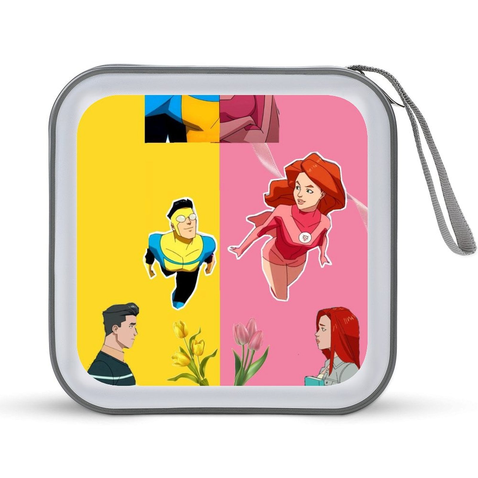 Invincible CD Case, 40 Capacity VCD/DVD Case Holders Wallet Hard ...