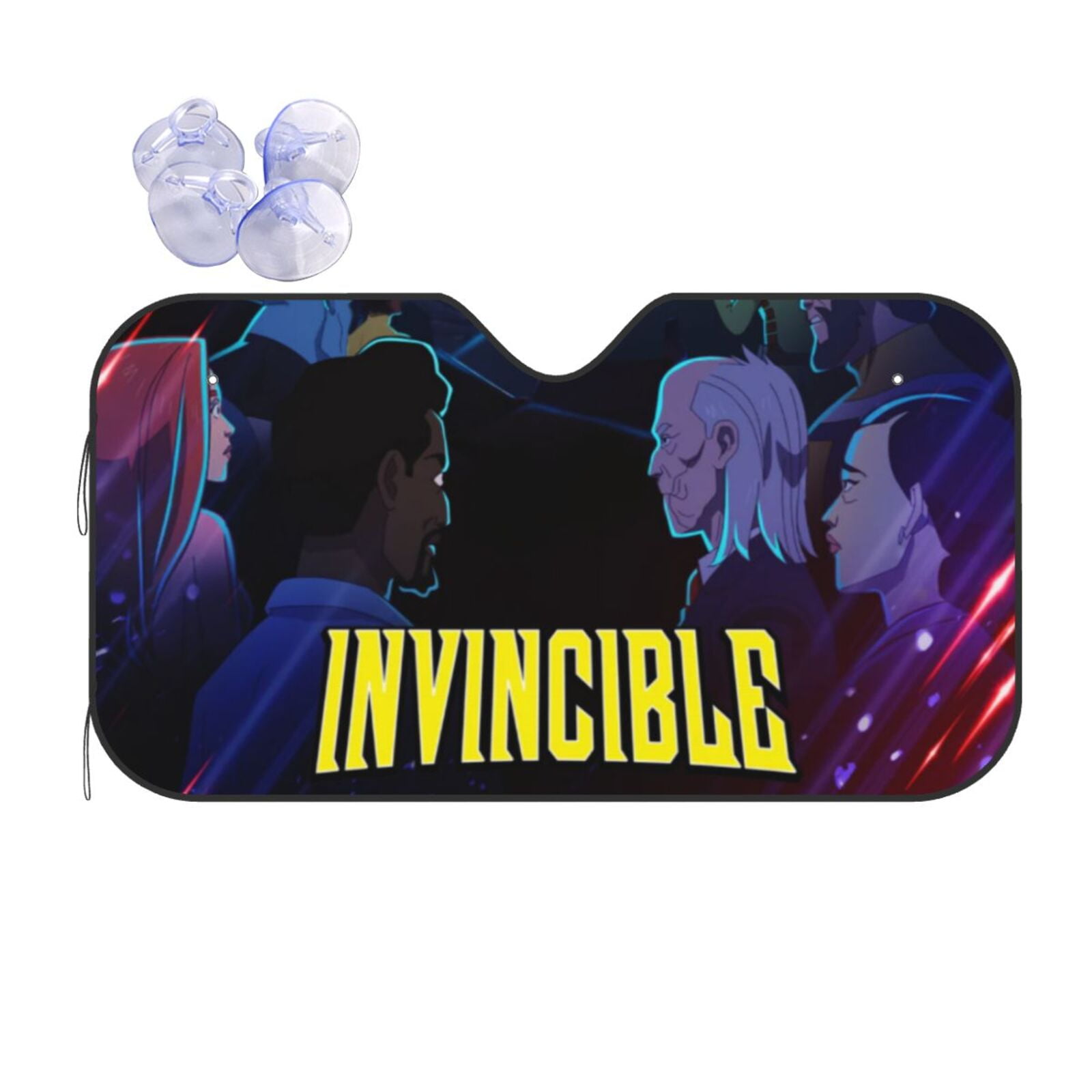 Invincible Car Windshield Sun Shade Front Window Shade Foldable Uv Ray ...