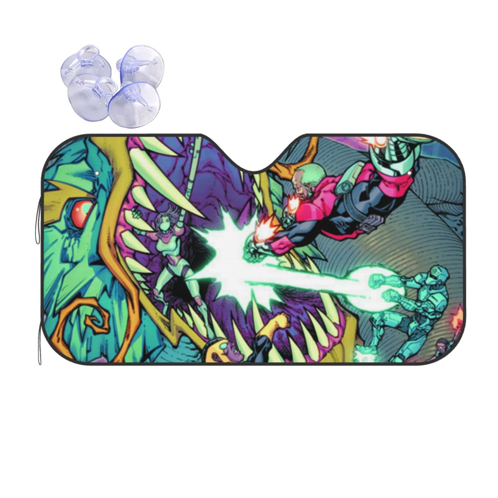 Invincible Car Windshield Sun Shade Front Window Shade Foldable Uv Ray ...