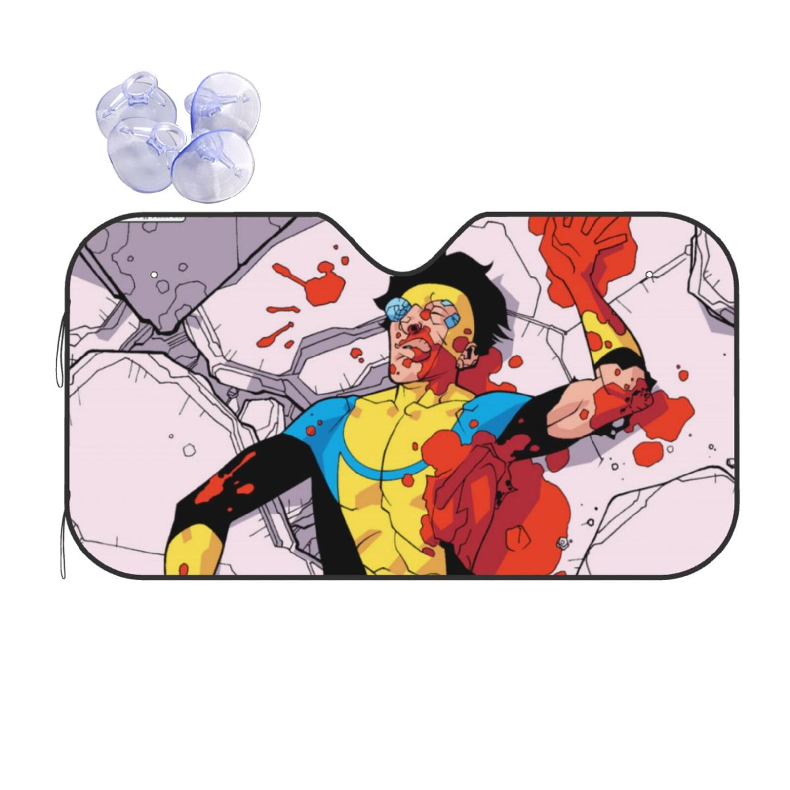 Invincible Car Windshield Sun Shade Front Window Shade Foldable Uv Ray ...