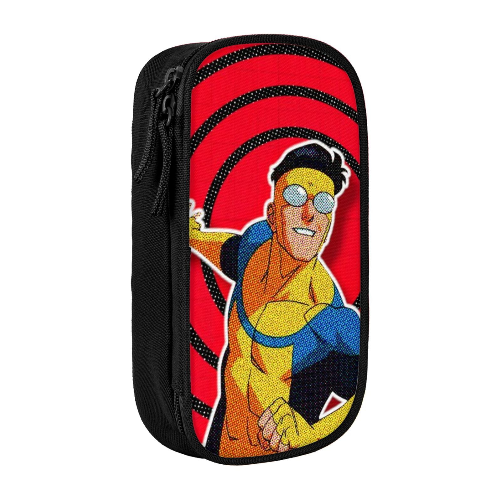 Invincible Double Layer Large Capacity Pencil Bag with Zipper ...