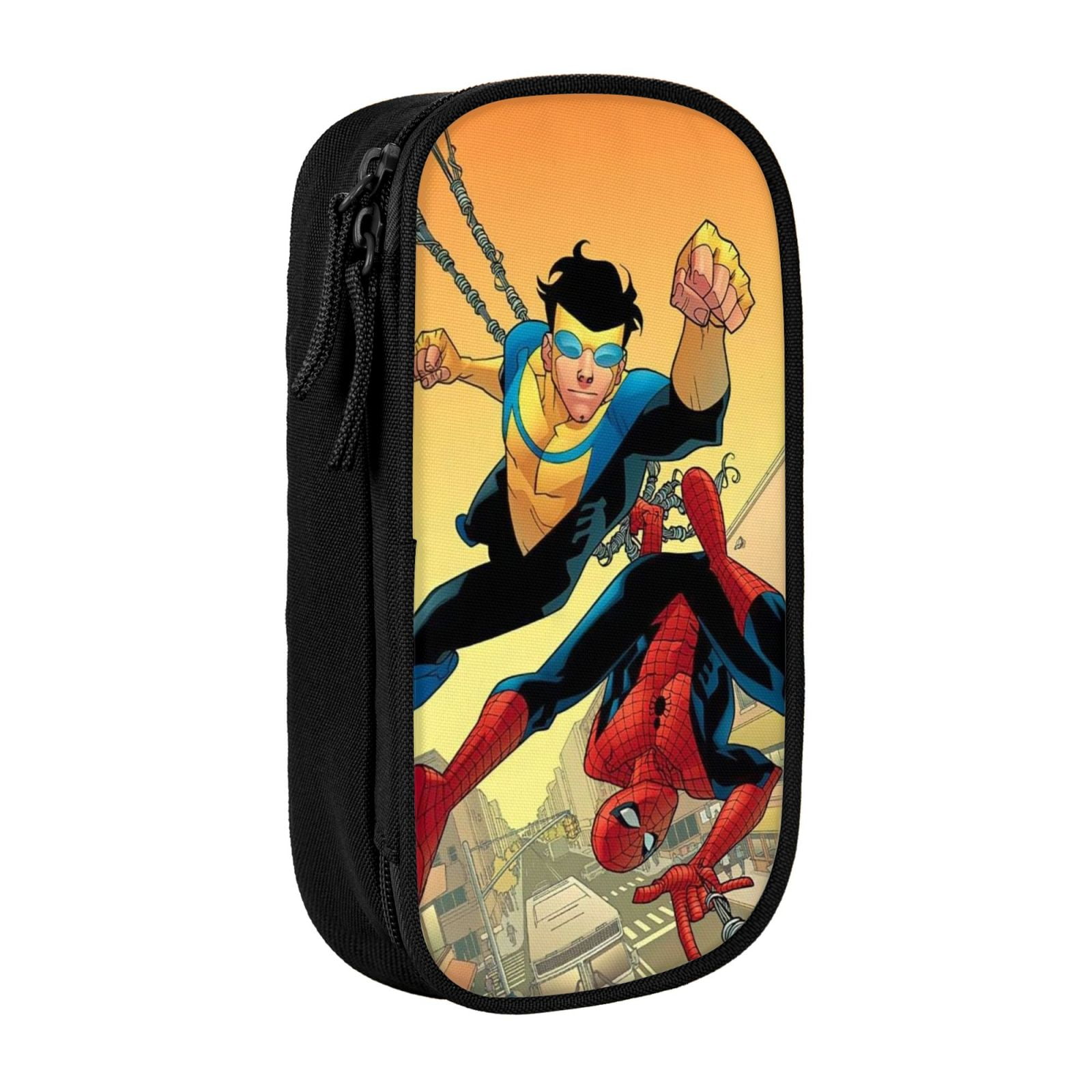 Invincible Double Layer Large Capacity Pencil Bag with Zipper ...