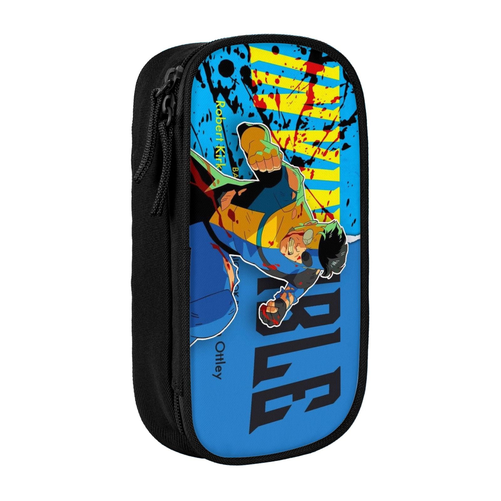 Invincible Double Layer Large Capacity Pencil Bag with Zipper ...