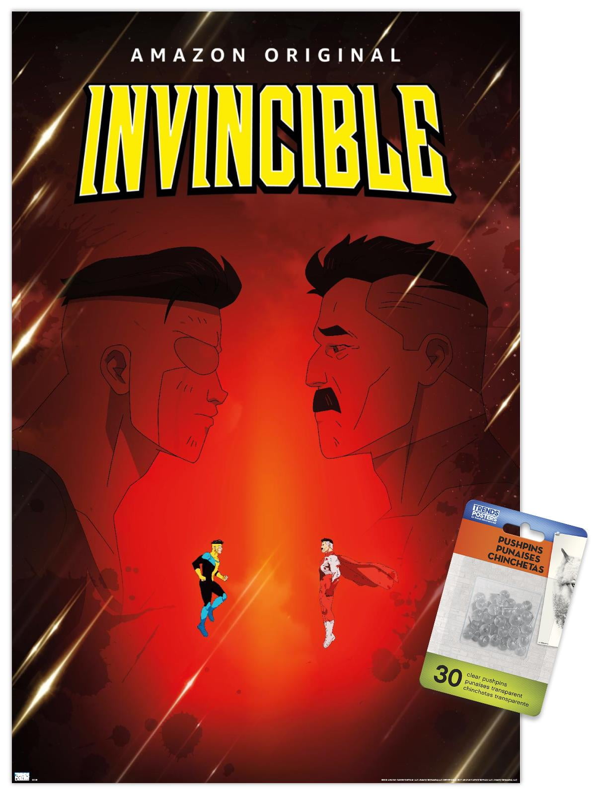 Invincible - Father and Son One Sheet Wall Poster with Push Pins, 14. ...